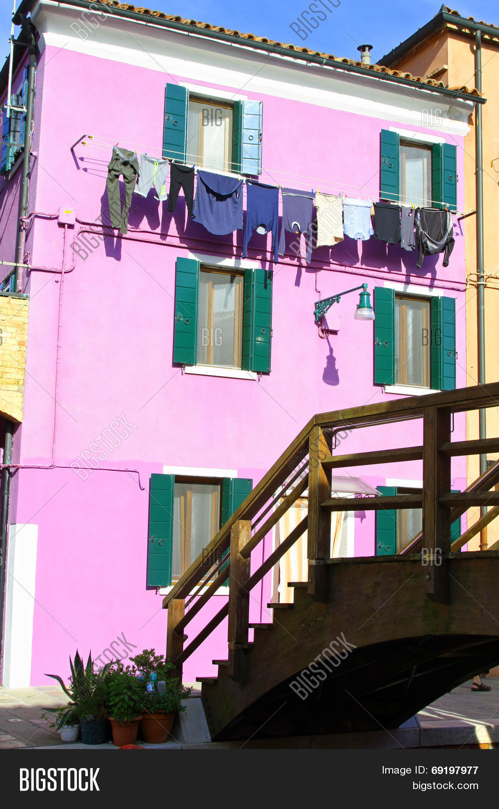 Pink Colored House On Image & Photo (Free Trial) | Bigstock