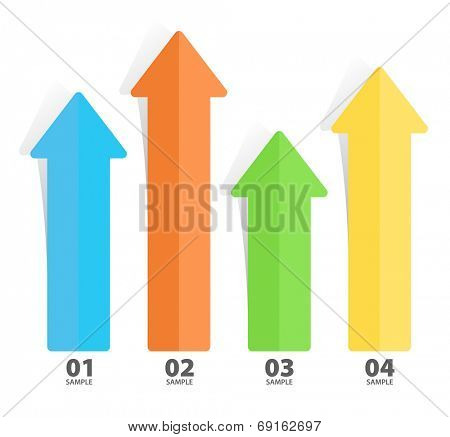 Arrow Infographic Vector & Photo (Free Trial) | Bigstock