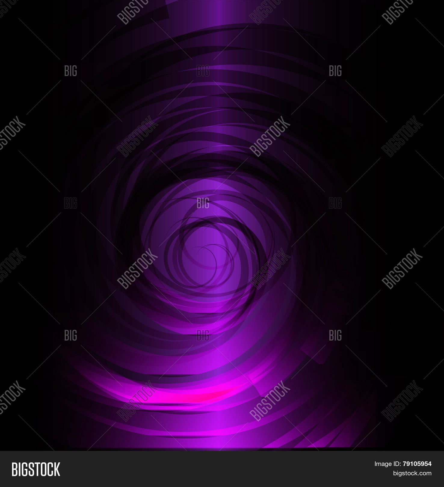 Dark Purple Spiral Image & Photo (Free Trial) | Bigstock