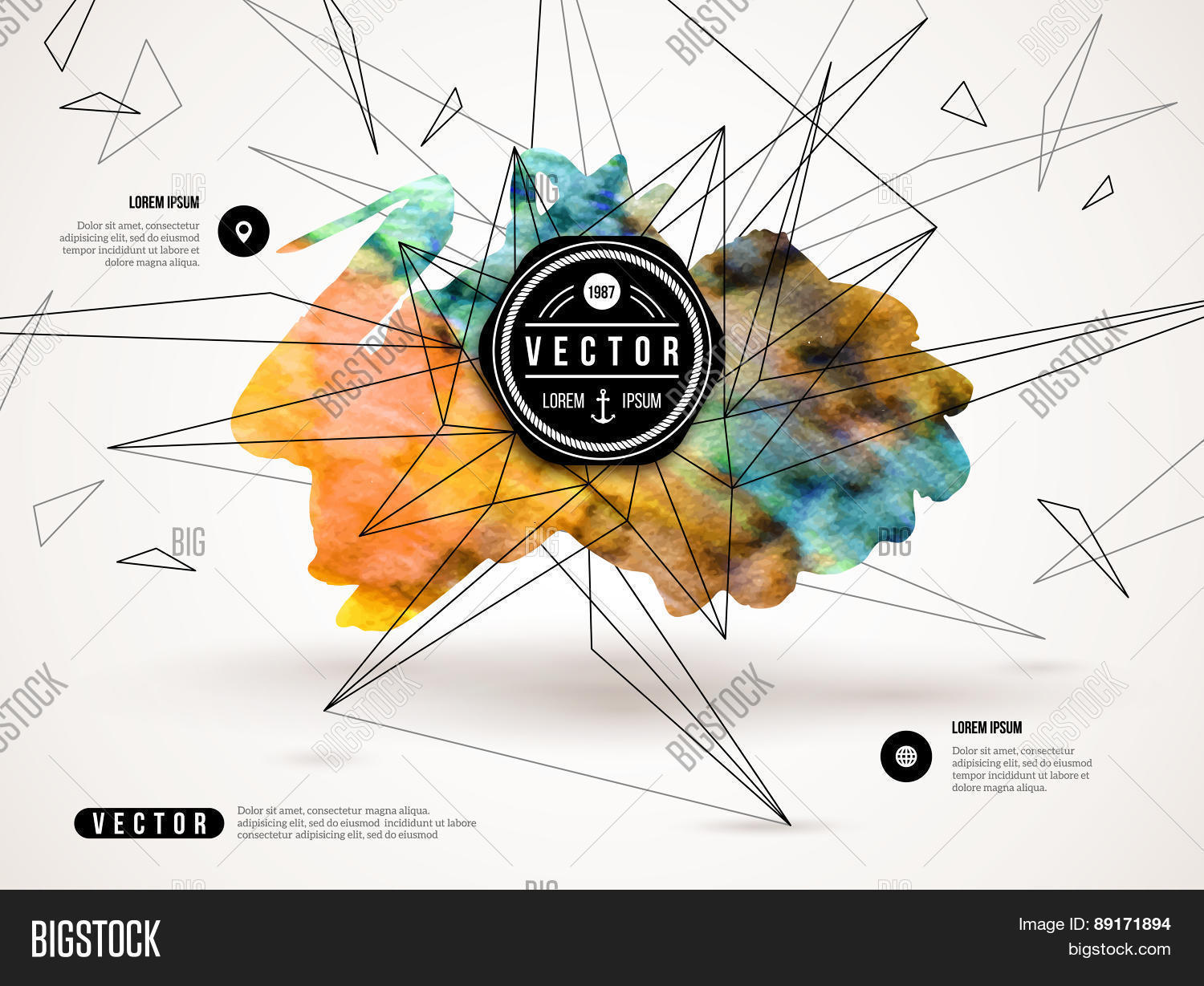 3D Abstract Vector & Photo (Free Trial) | Bigstock