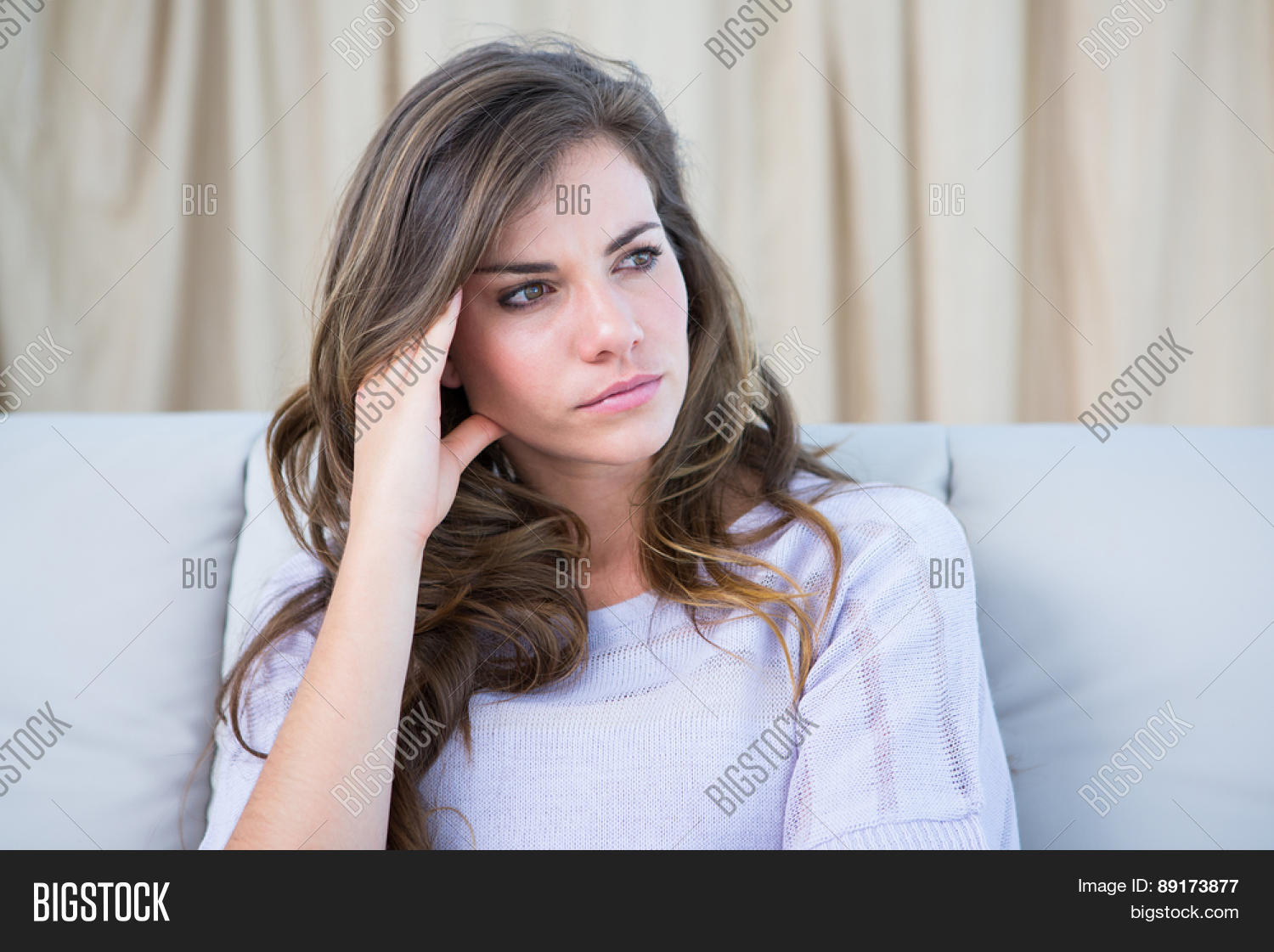 Sad Woman Looking Away Image & Photo (Free Trial) | Bigstock