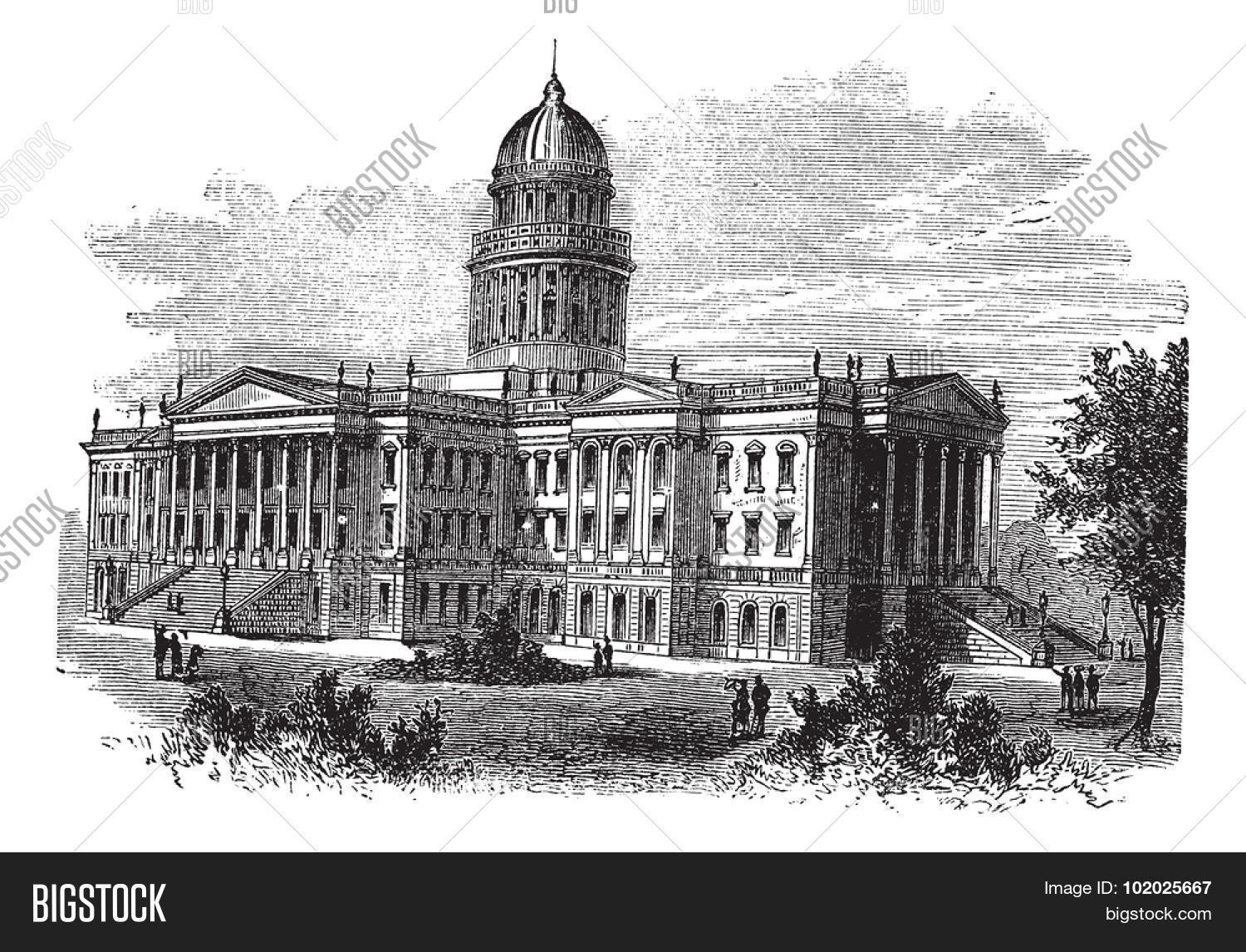 Topeka, Capitol State Vector & Photo (Free Trial) | Bigstock
