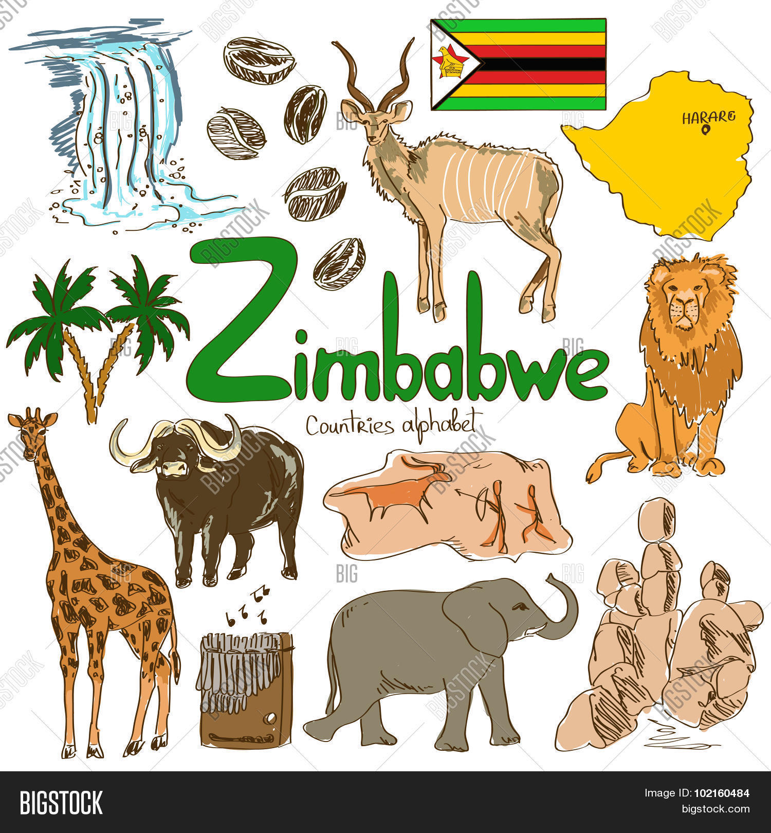 Collection Zimbabwe Vector & Photo (Free Trial) | Bigstock