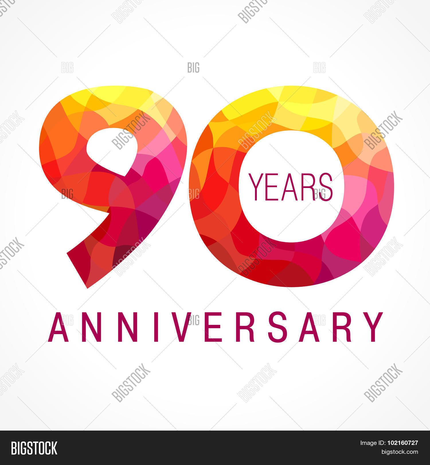 90 Years Old Vector & Photo (Free Trial) | Bigstock