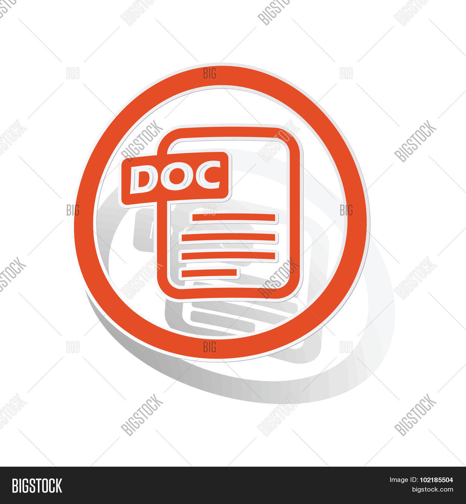 DOC Document Sign Vector & Photo (Free Trial) | Bigstock