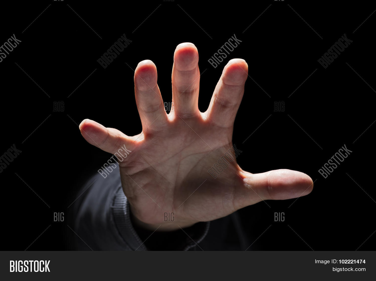 Hand Reaching Dark Image & Photo (Free Trial) | Bigstock