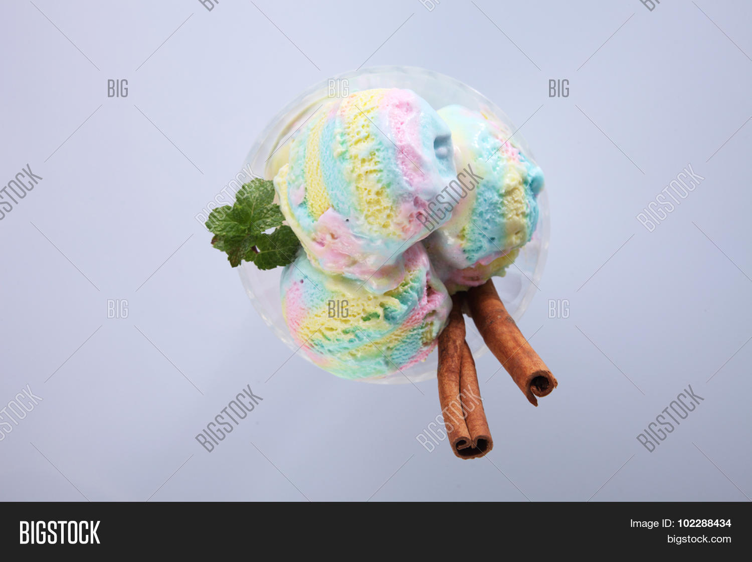Rainbow Ice Cream Image & Photo (Free Trial) | Bigstock