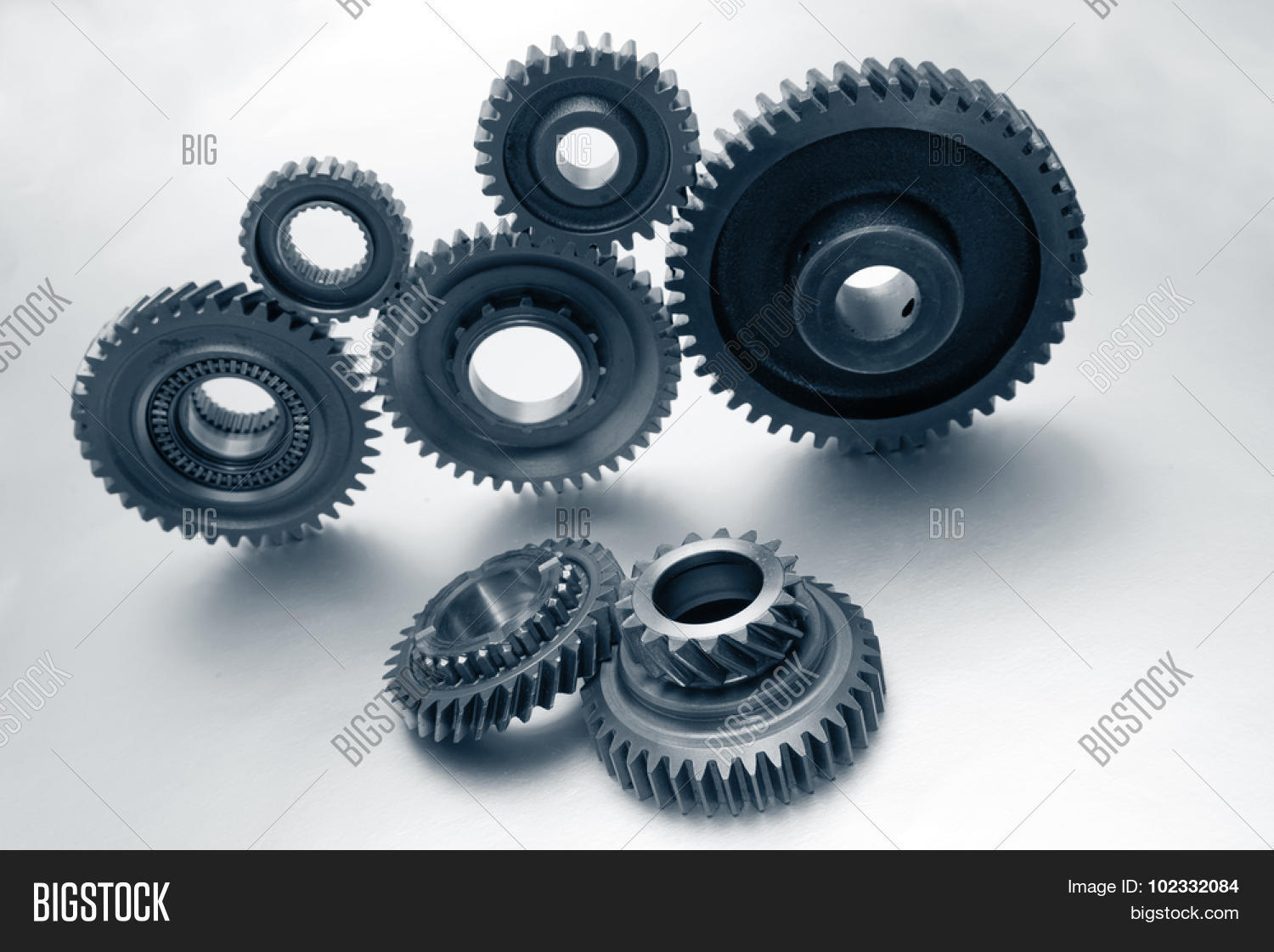Seven Steel Cog Wheels Image & Photo (Free Trial) | Bigstock