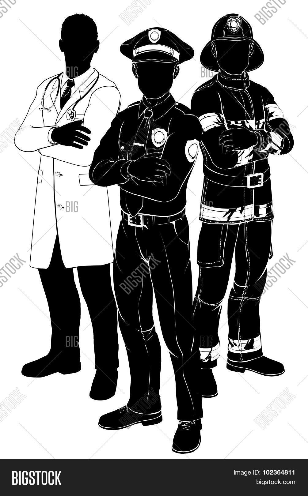 Emergency Services Vector & Photo (Free Trial) | Bigstock