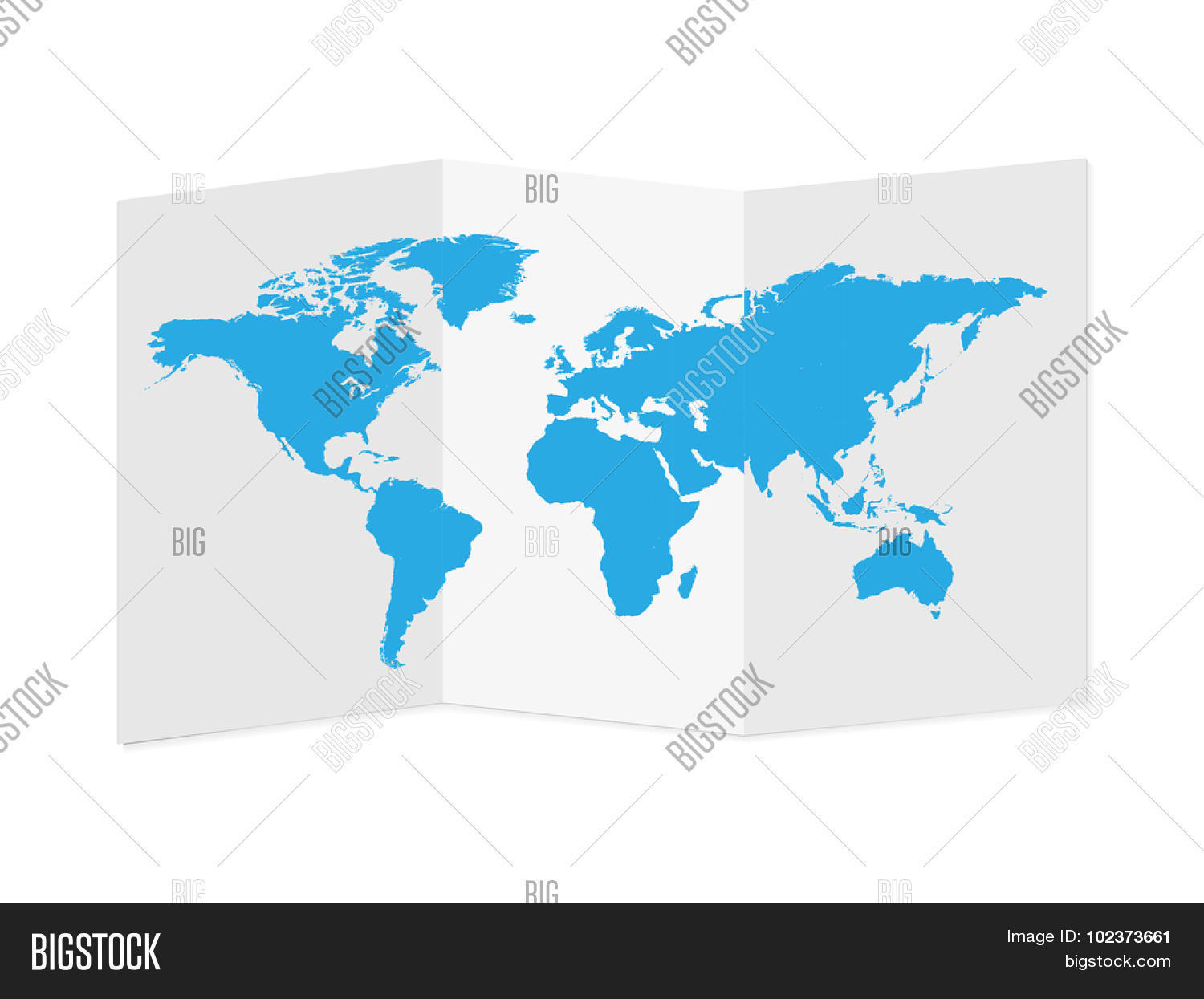 World Map Paper Vector & Photo (Free Trial) | Bigstock