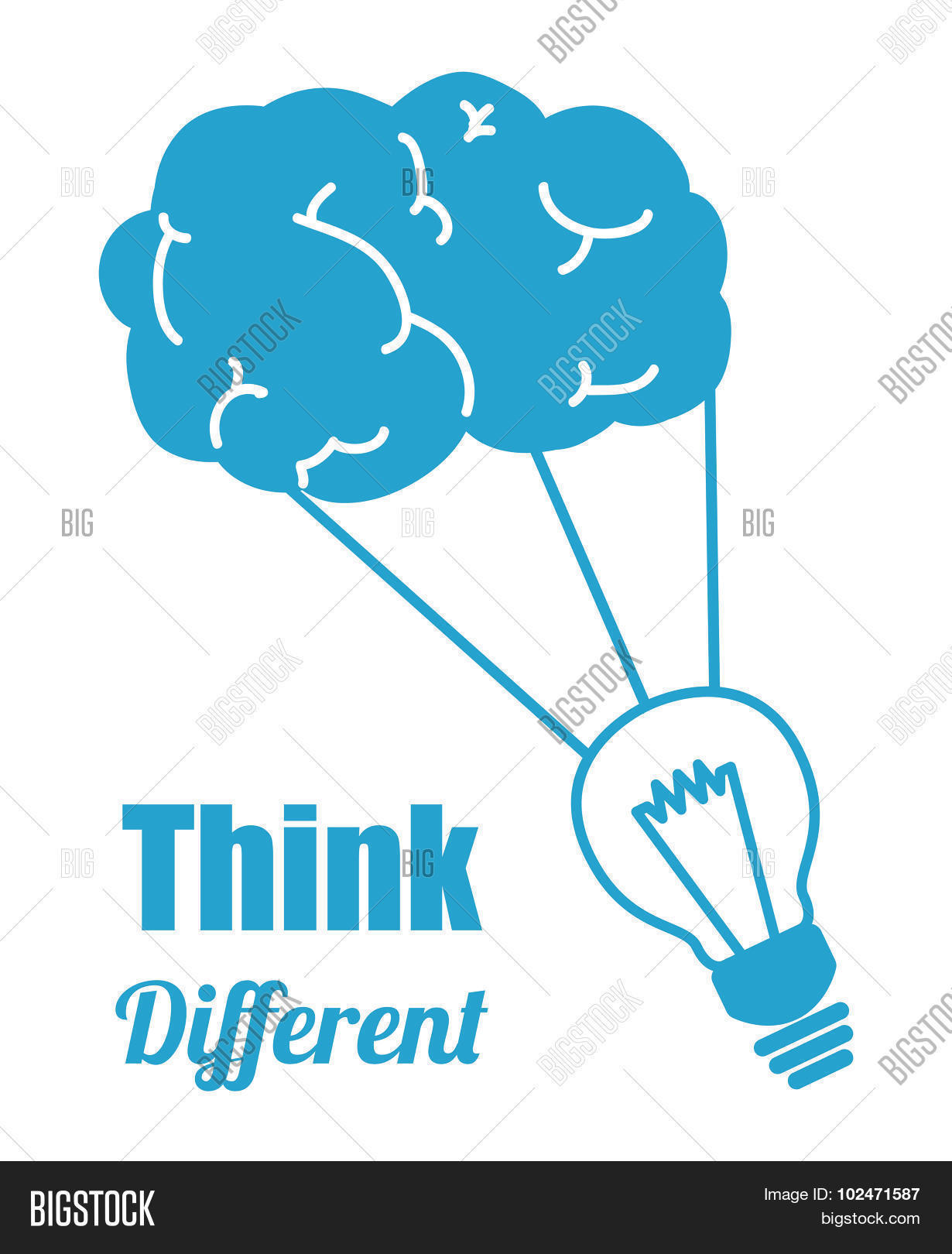 Think Different Vector & Photo (Free Trial) | Bigstock