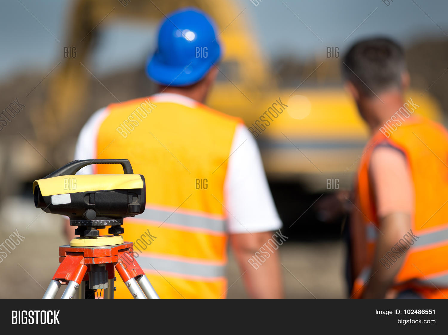 Theodolite Workers Image & Photo (Free Trial) | Bigstock