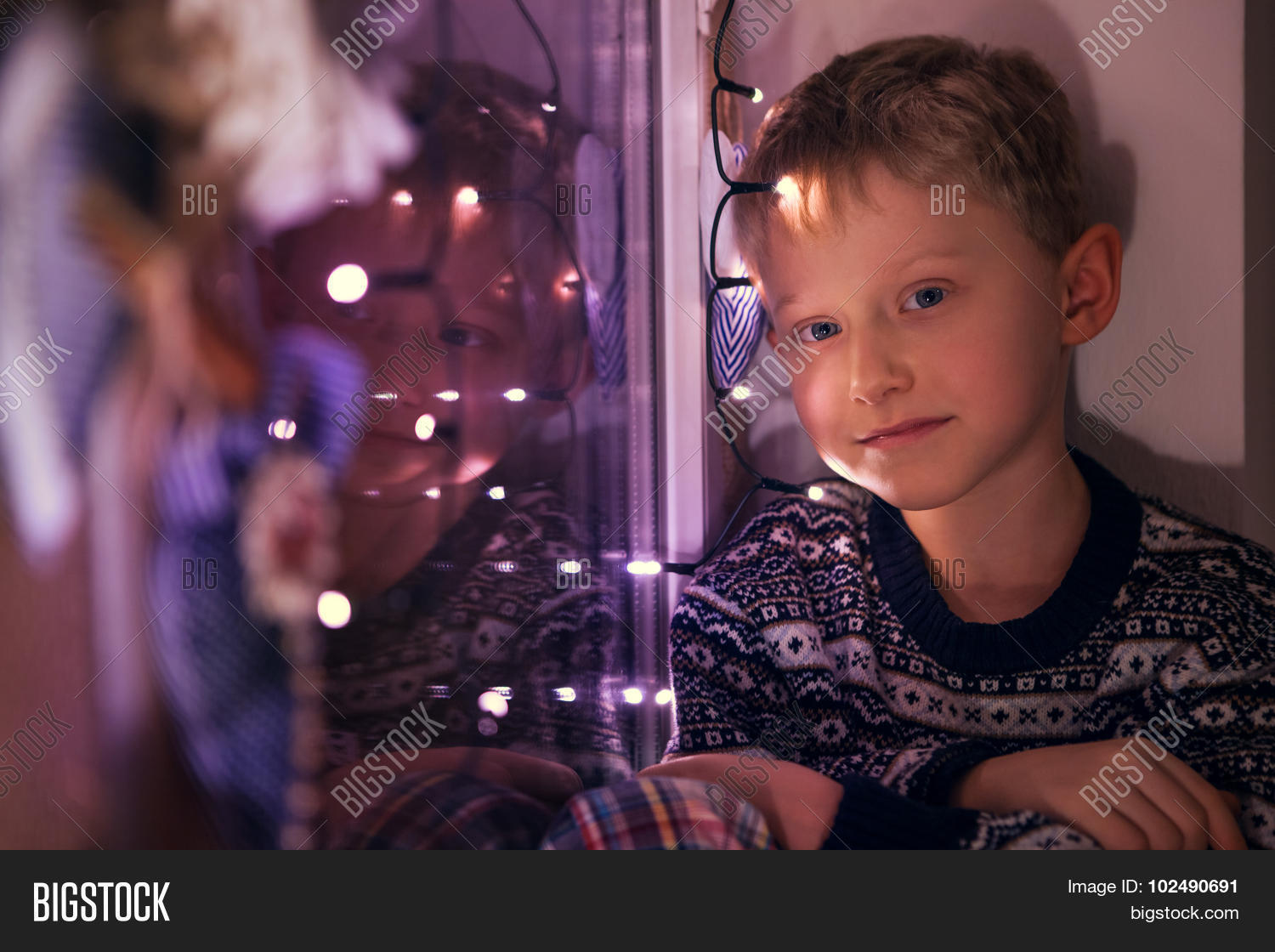 Calm Little Boy On Image & Photo (Free Trial) | Bigstock