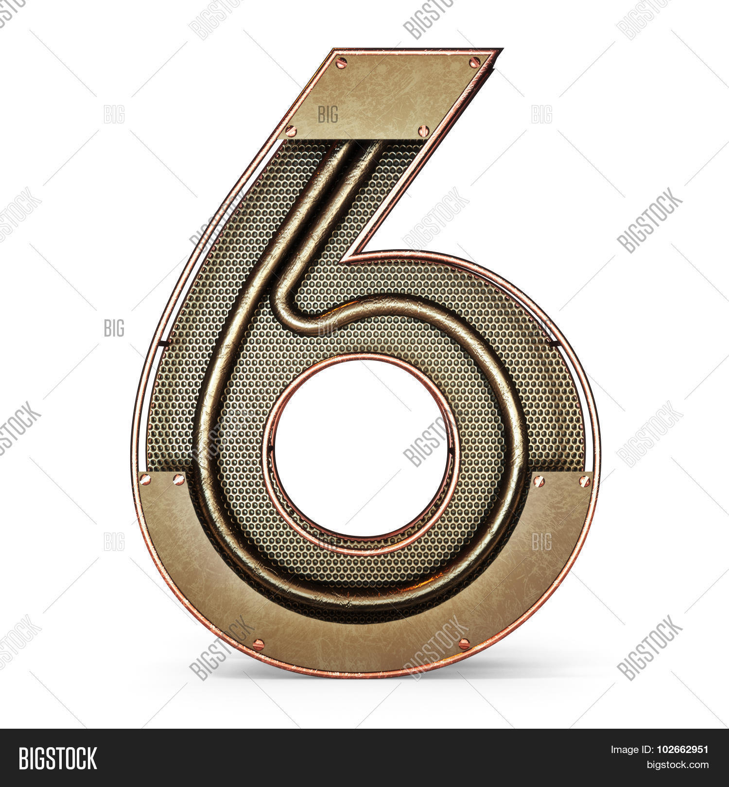 3d Number Six 6 Symbol Image & Photo (Free Trial) | Bigstock
