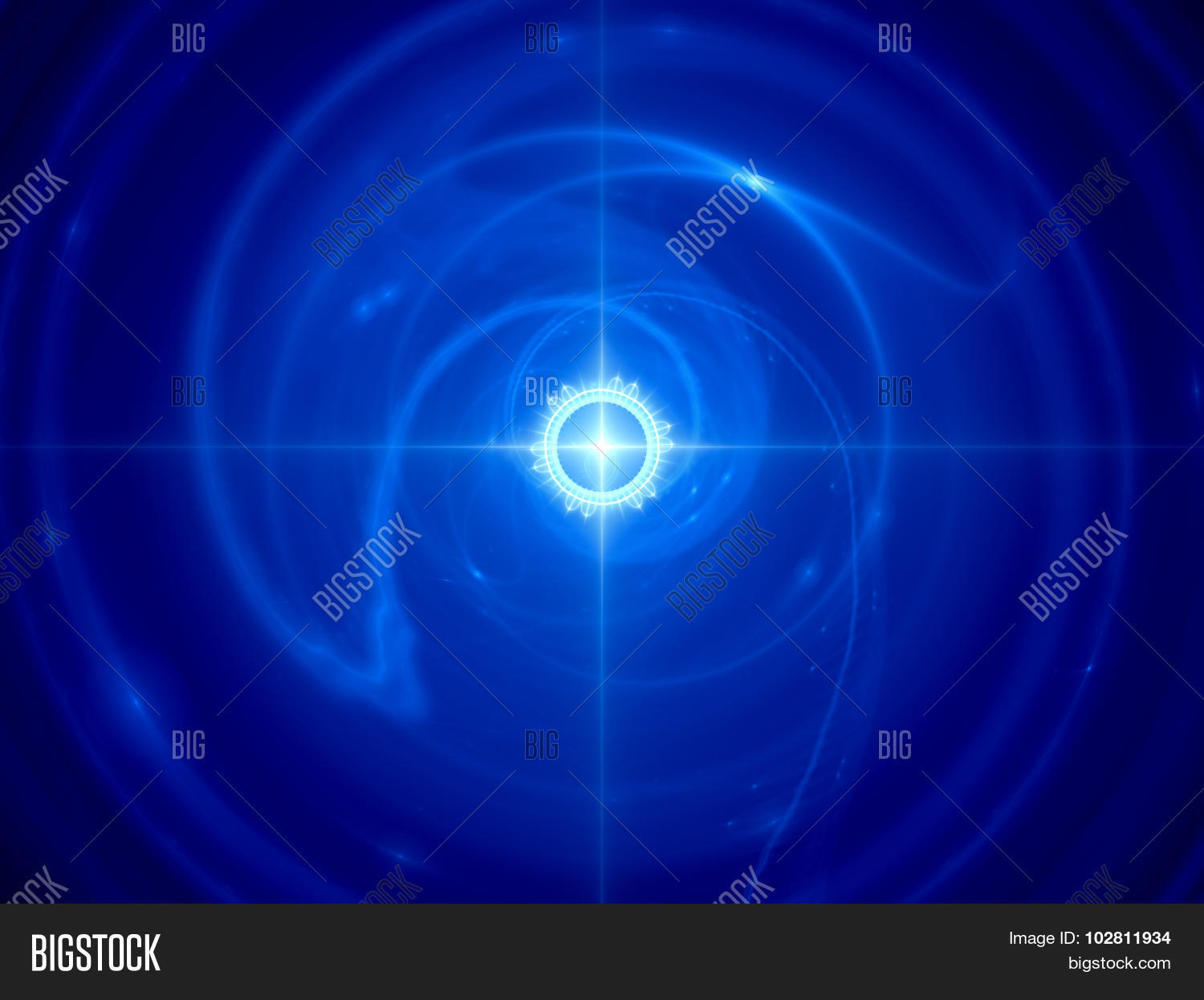 Blue Glowing Time Image & Photo (Free Trial) | Bigstock