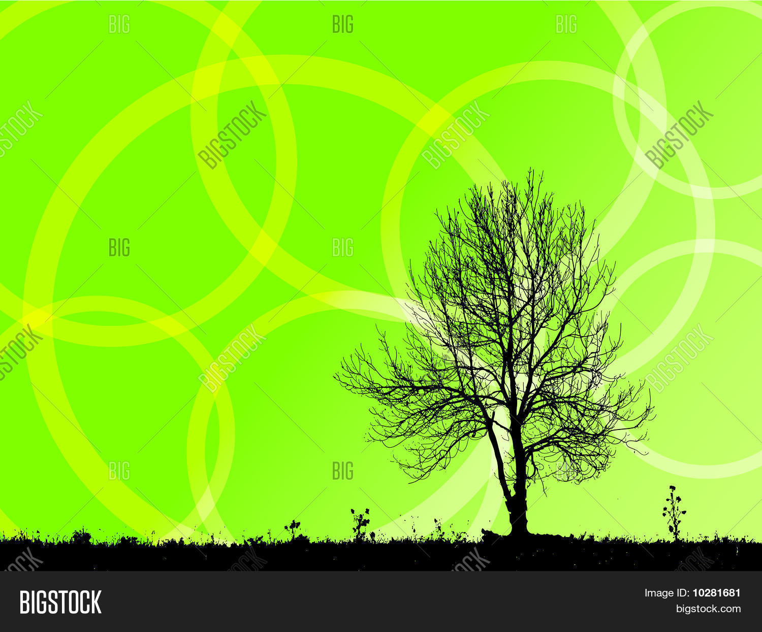Tree Circle Vector & Photo (Free Trial) | Bigstock