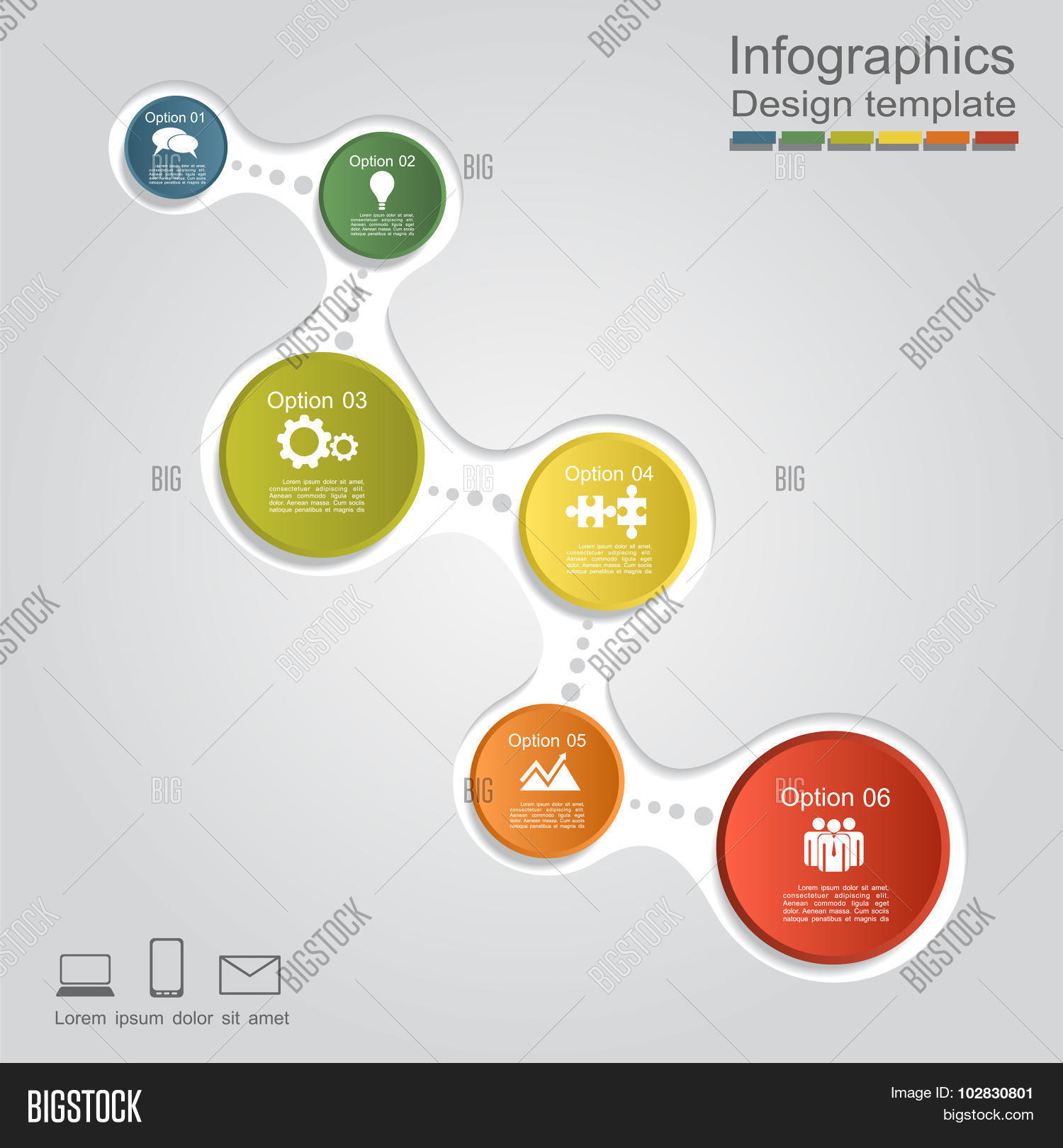 Infographic Report Vector & Photo (Free Trial) | Bigstock