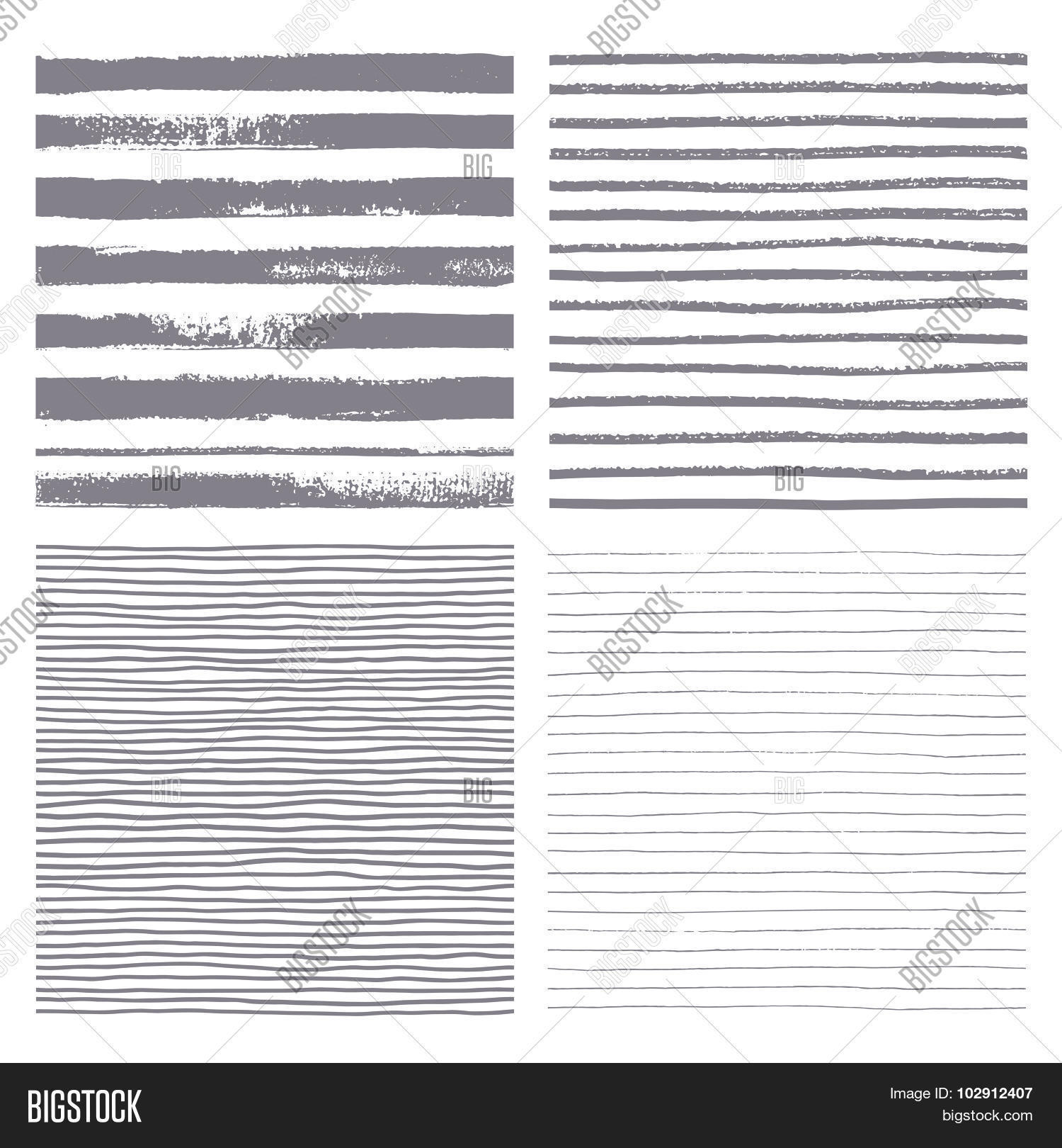 Set Four Seamless Vector & Photo (Free Trial) | Bigstock