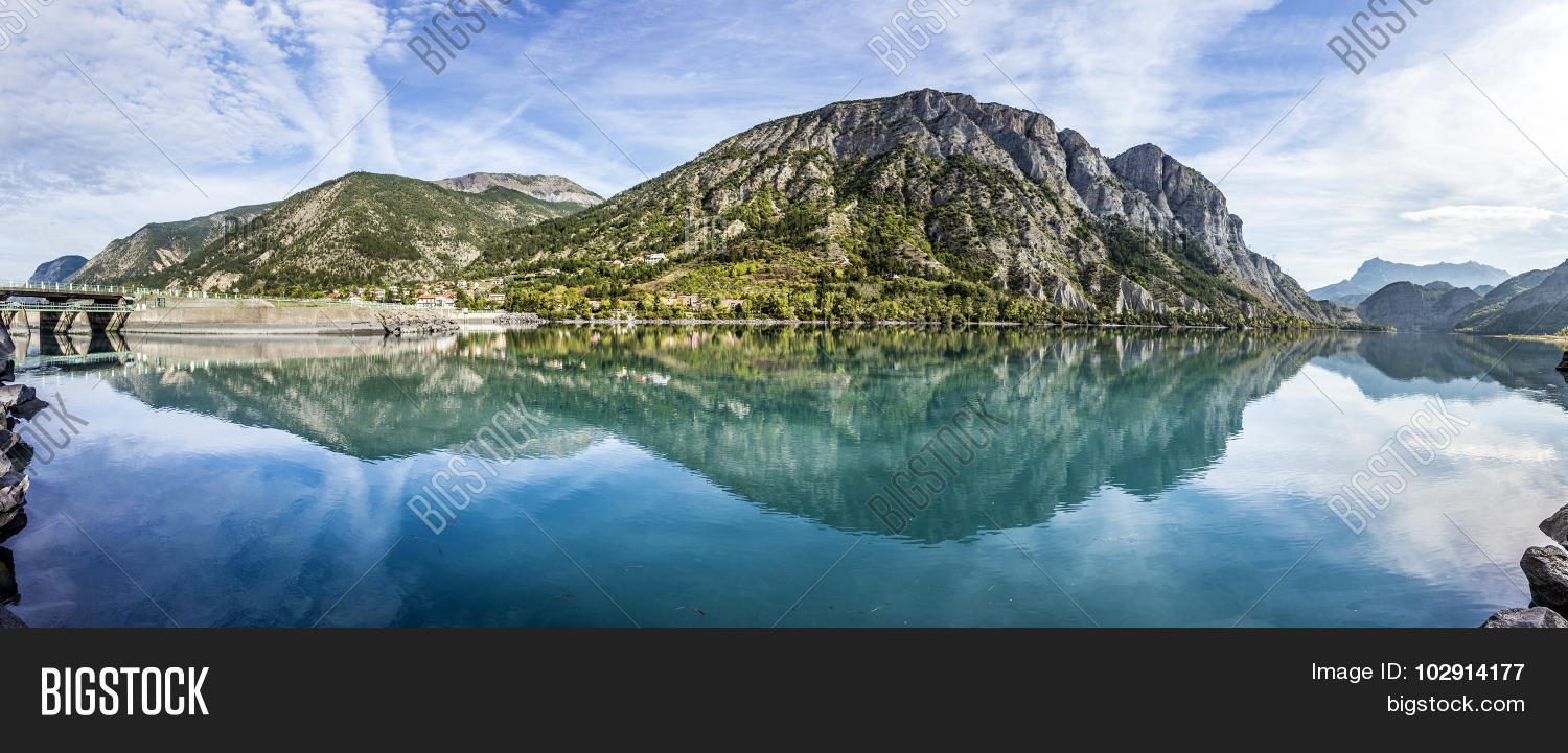 Durance Lake Lac De Image & Photo (Free Trial) | Bigstock