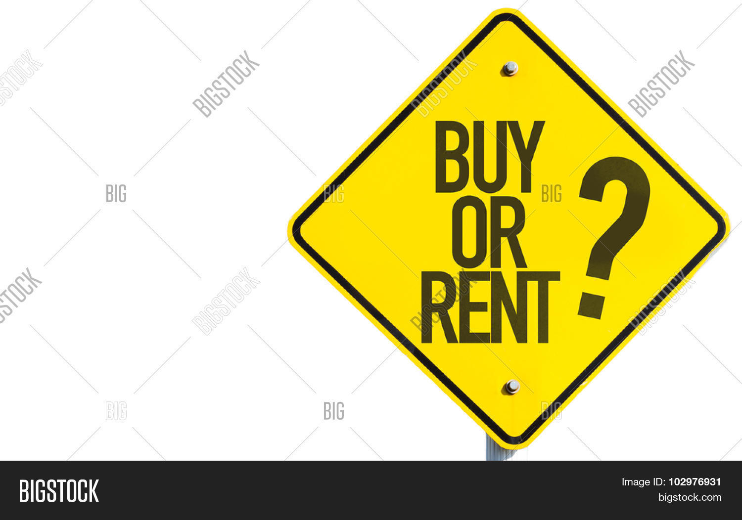 Buy Rent? Sign Image & Photo (Free Trial) | Bigstock