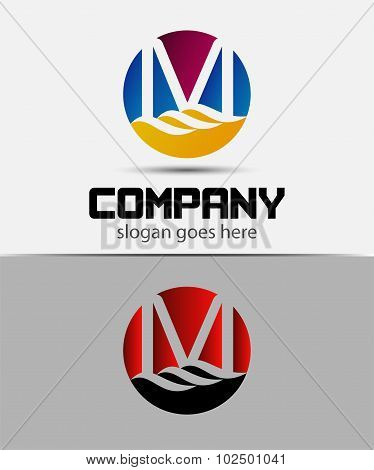Letter M Logo Icon Vector & Photo (Free Trial) | Bigstock