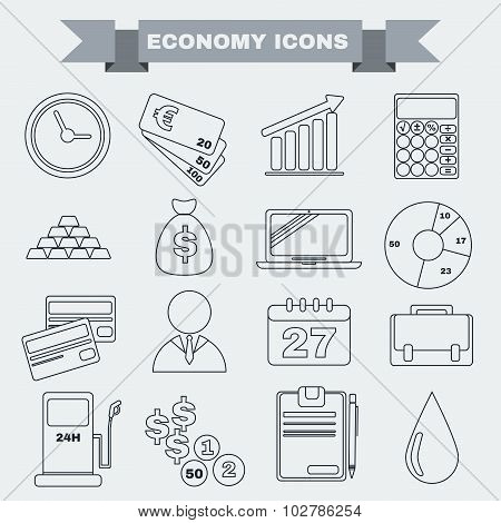 Black White Economy Vector & Photo (Free Trial) | Bigstock