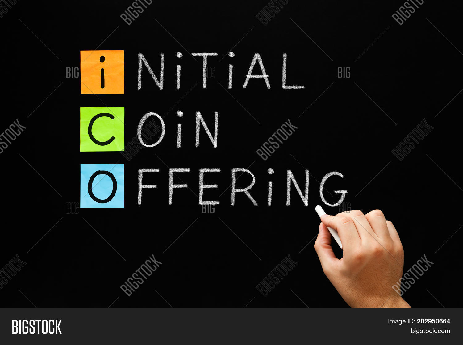 Hand Writing ICO - Image & Photo (Free Trial) | Bigstock