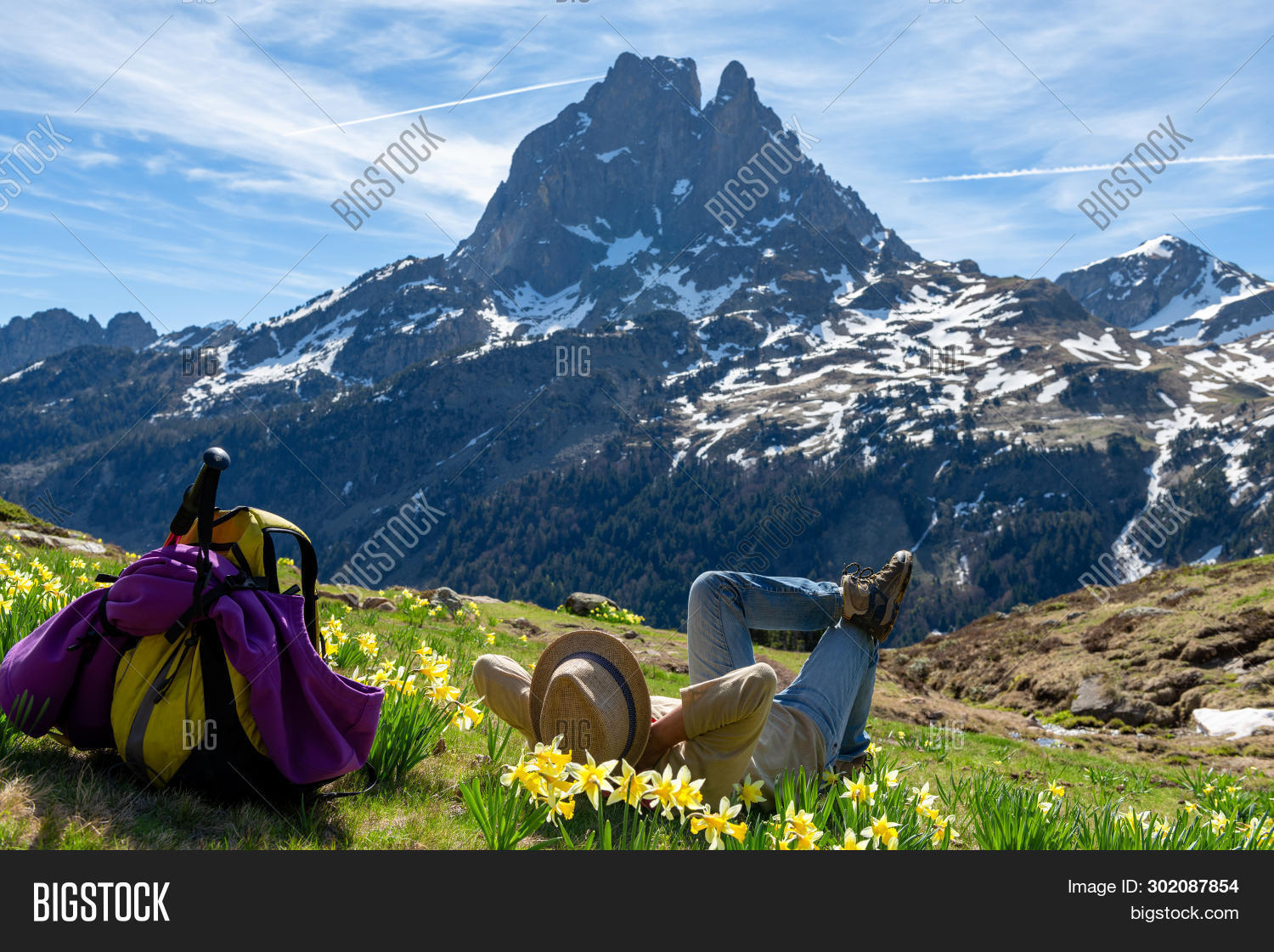 Hiker Woman Resting Image & Photo (Free Trial) | Bigstock