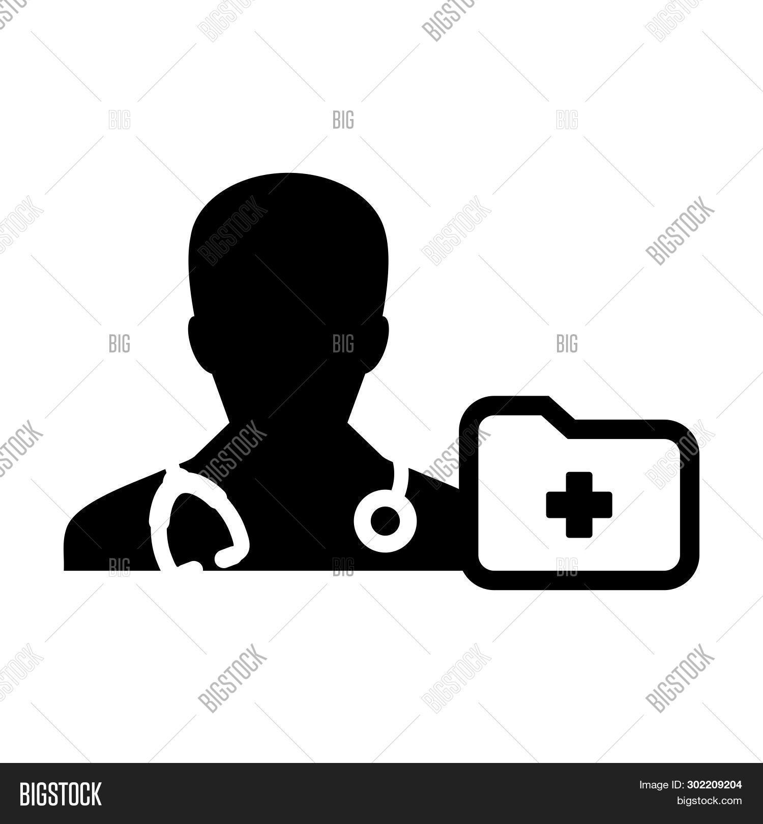 Nurse Icon Vector Vector & Photo (Free Trial) | Bigstock