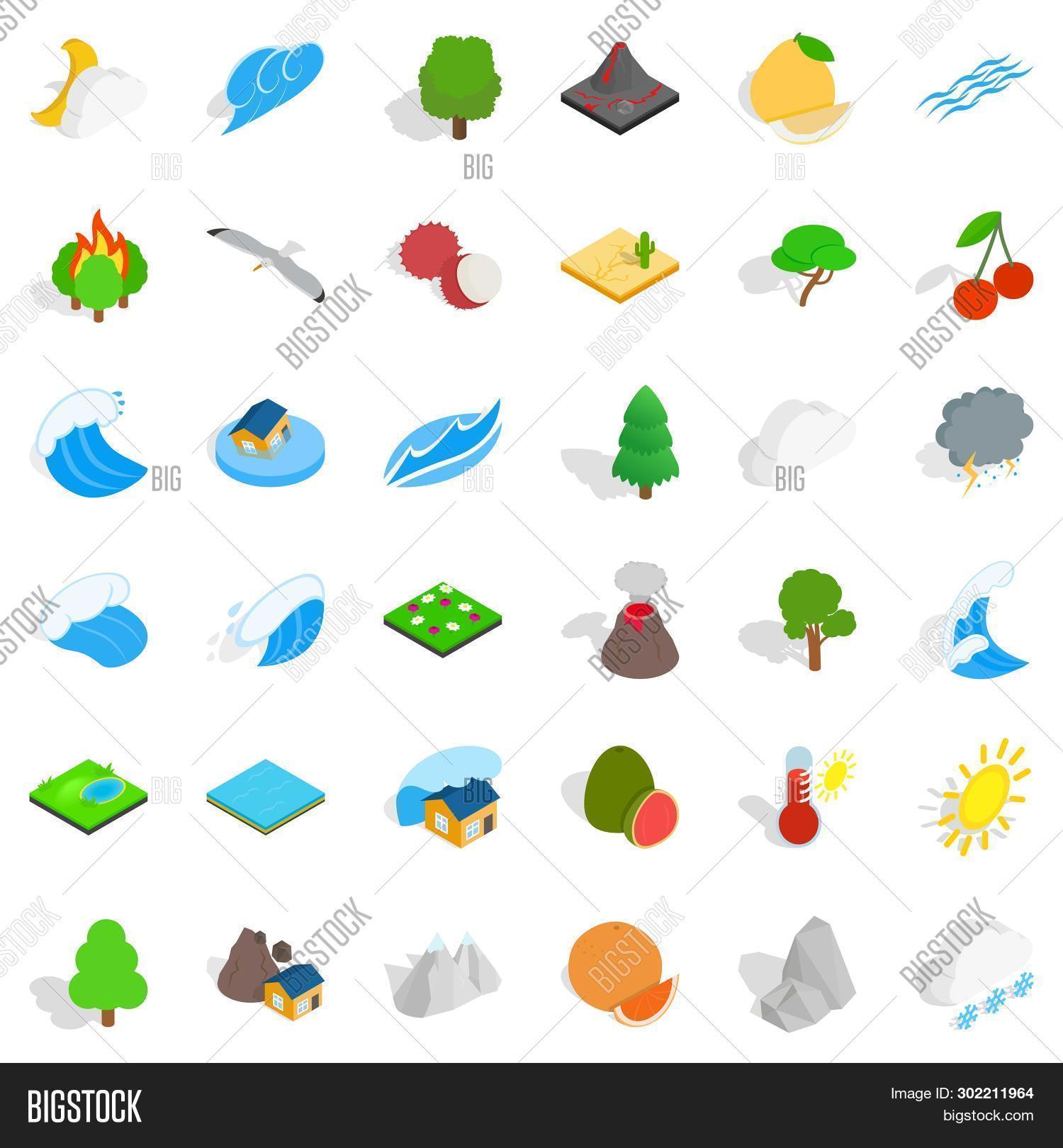 Forestation Icons Set Image & Photo (Free Trial) | Bigstock