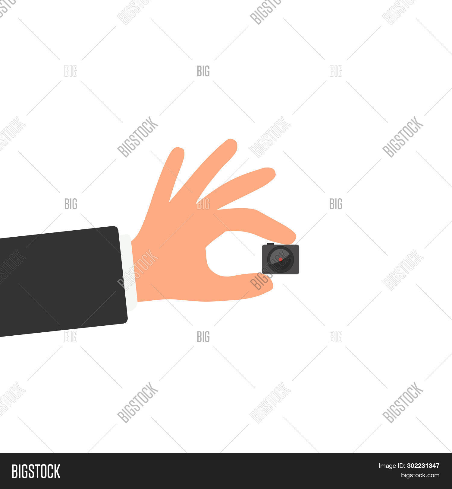 Hand Holding Spy Image & Photo (Free Trial) | Bigstock