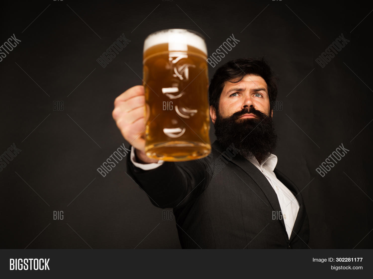 Handsome Bearded Man Image & Photo (Free Trial) | Bigstock