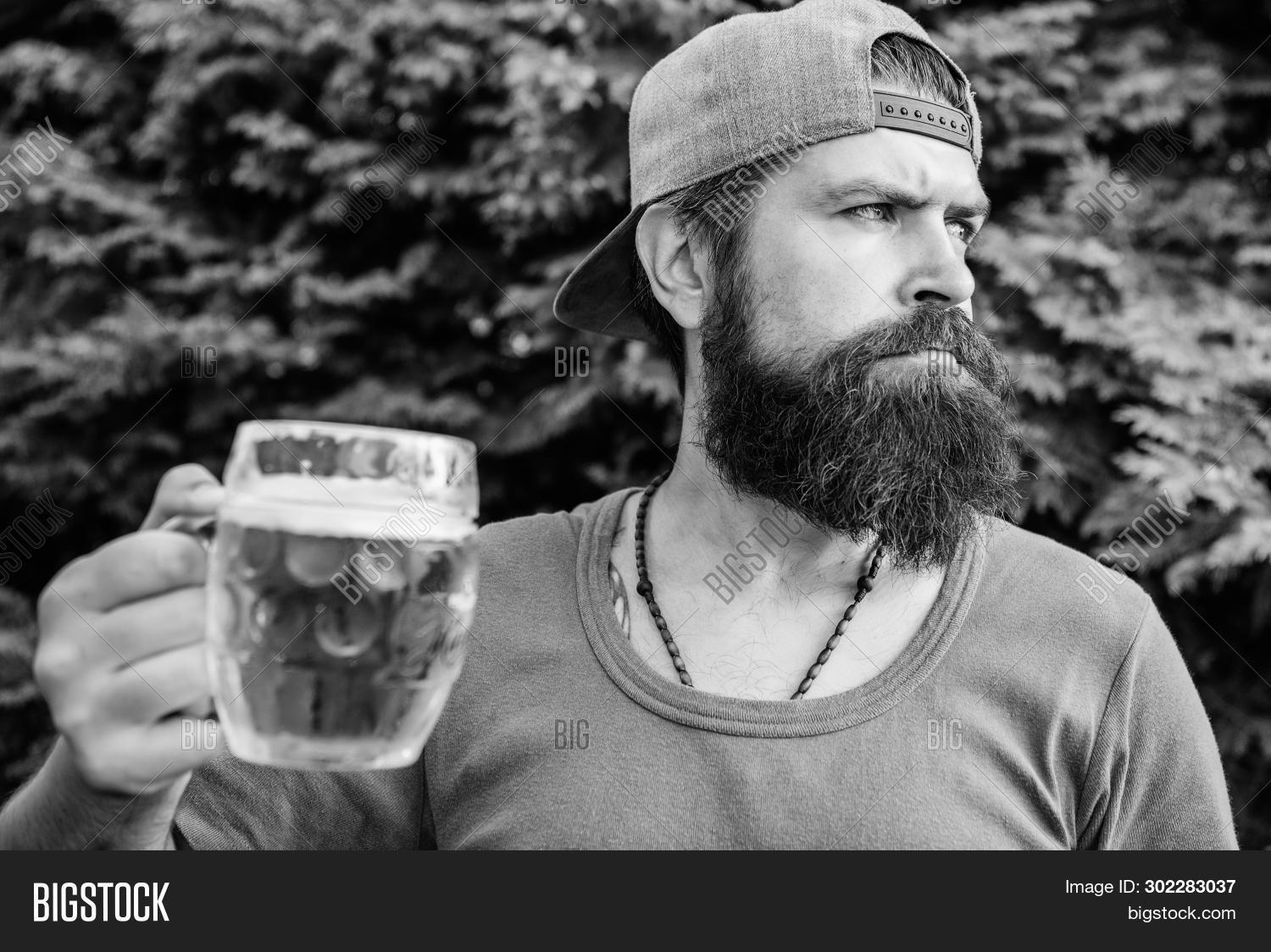 On Break. Man Drinker Image & Photo (Free Trial) | Bigstock