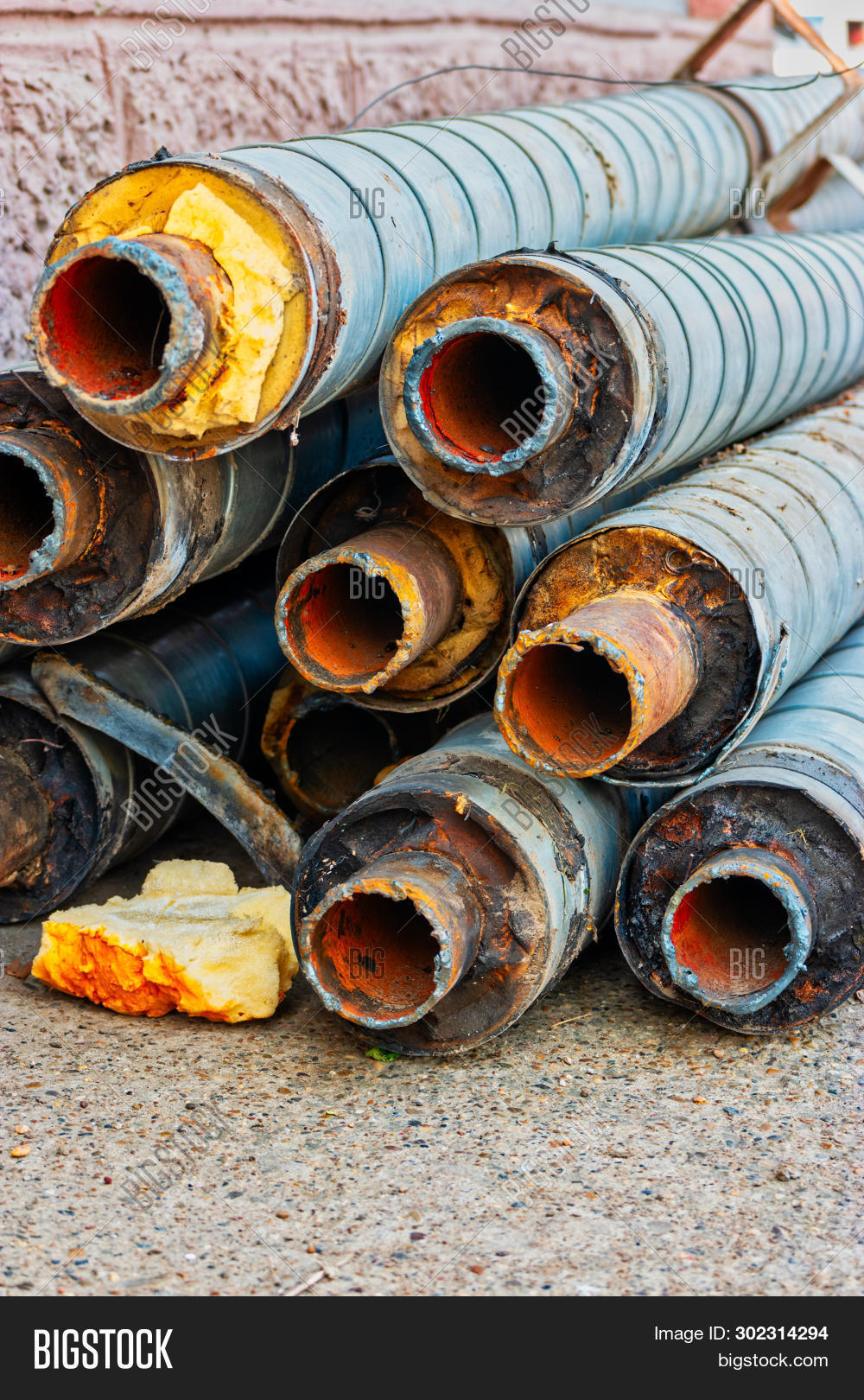 Old Hot Water Pipes Image & Photo (Free Trial) | Bigstock