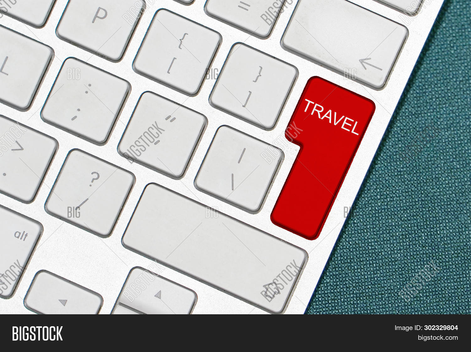 Keyboard Word Travel. Image & Photo (Free Trial) | Bigstock