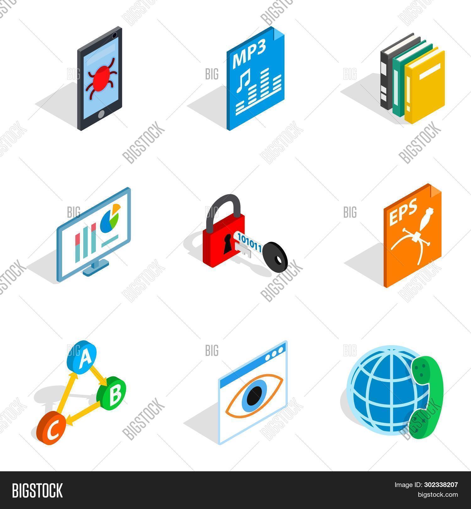 Protocol Icons Set. Image & Photo (Free Trial) | Bigstock