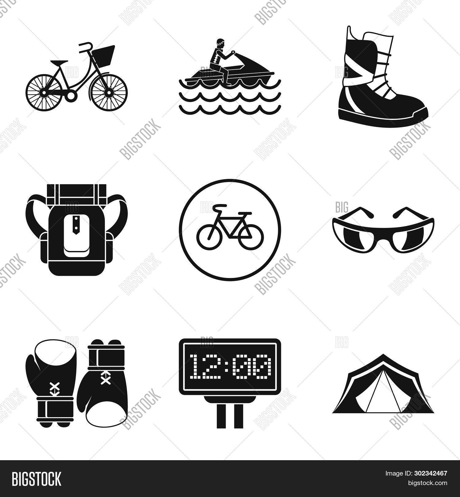 Sport Weekend Icons Image & Photo (Free Trial) | Bigstock