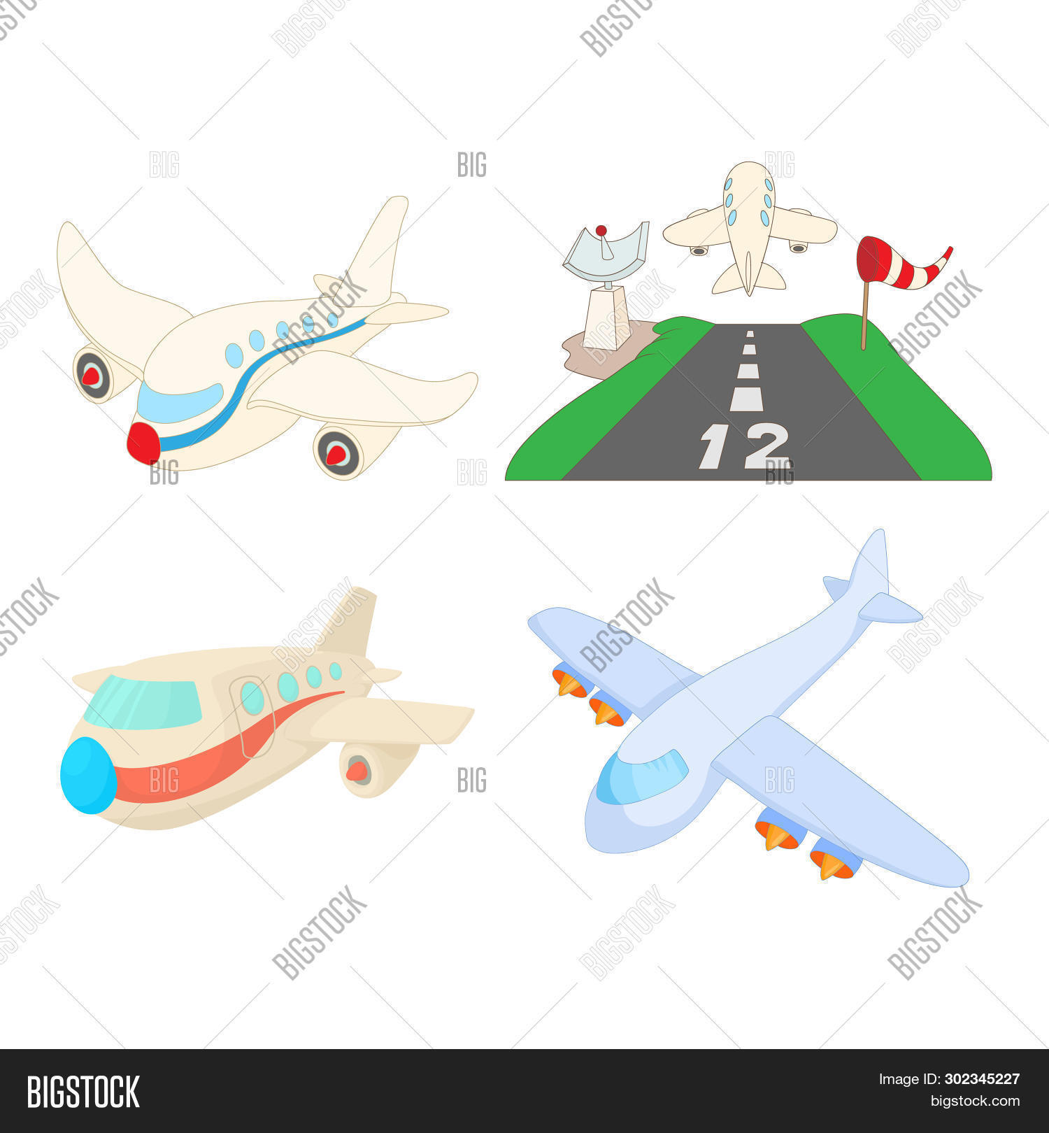 Airbus Icon Set. Image & Photo (Free Trial) | Bigstock