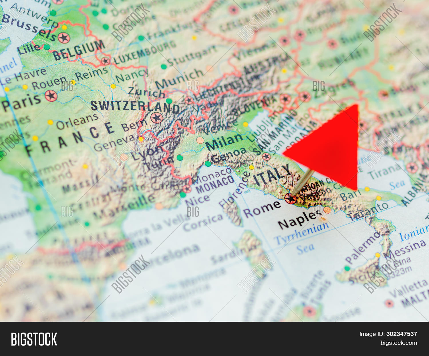 World Map Focus On Image & Photo (Free Trial) | Bigstock