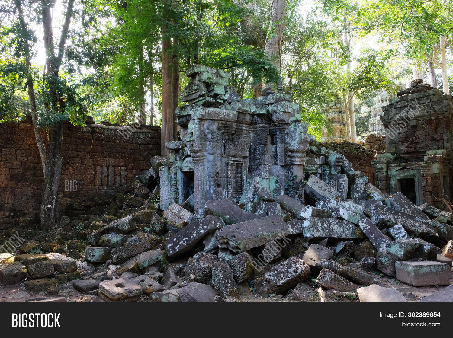 Stone Blocks Collapsed Image & Photo (Free Trial) | Bigstock