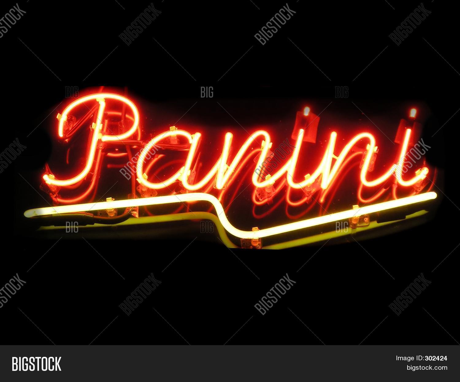 Panini Neon Sign Image & Photo (Free Trial) | Bigstock