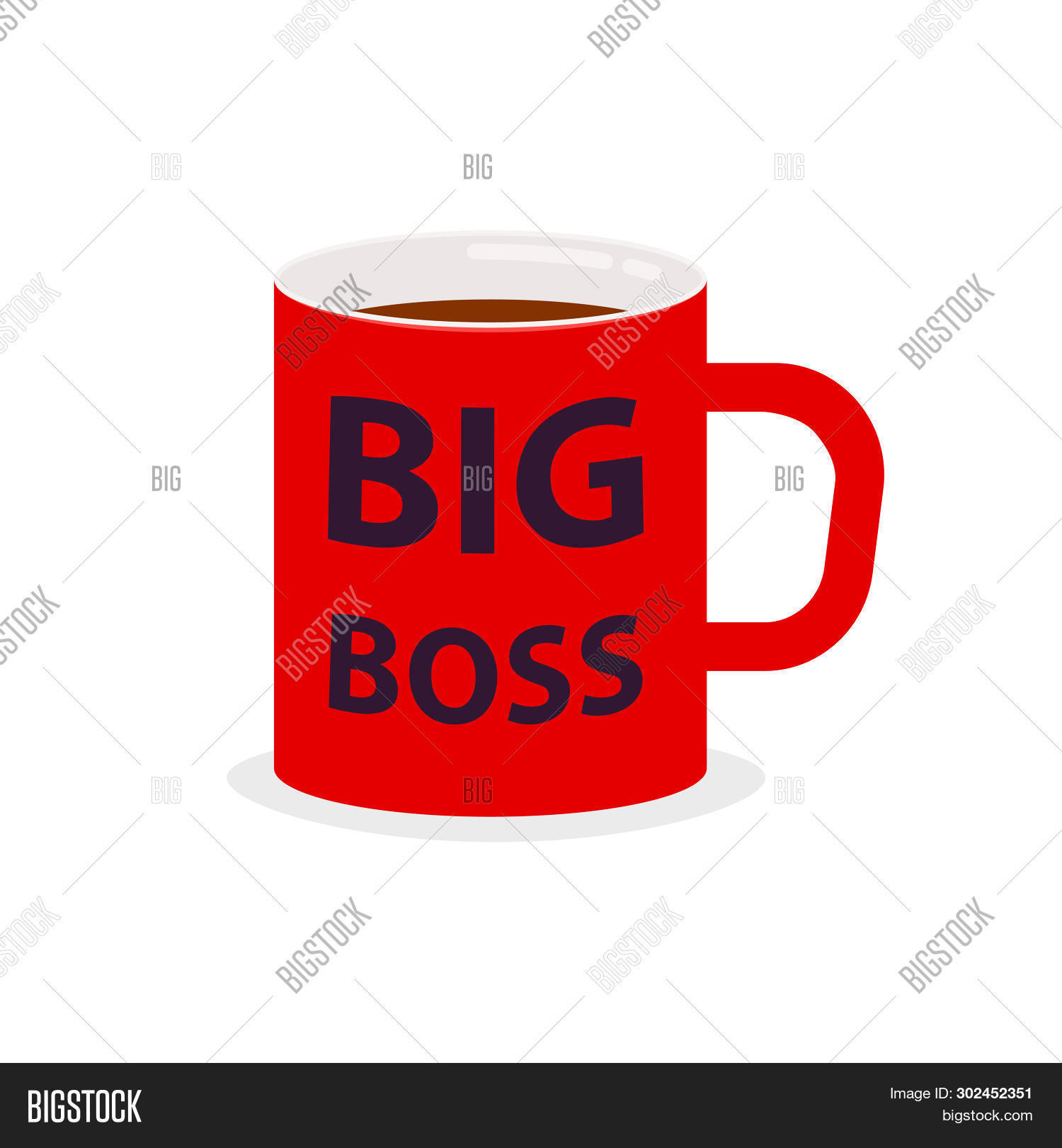 Boss Mug Icon. Clipart Image & Photo (Free Trial) | Bigstock