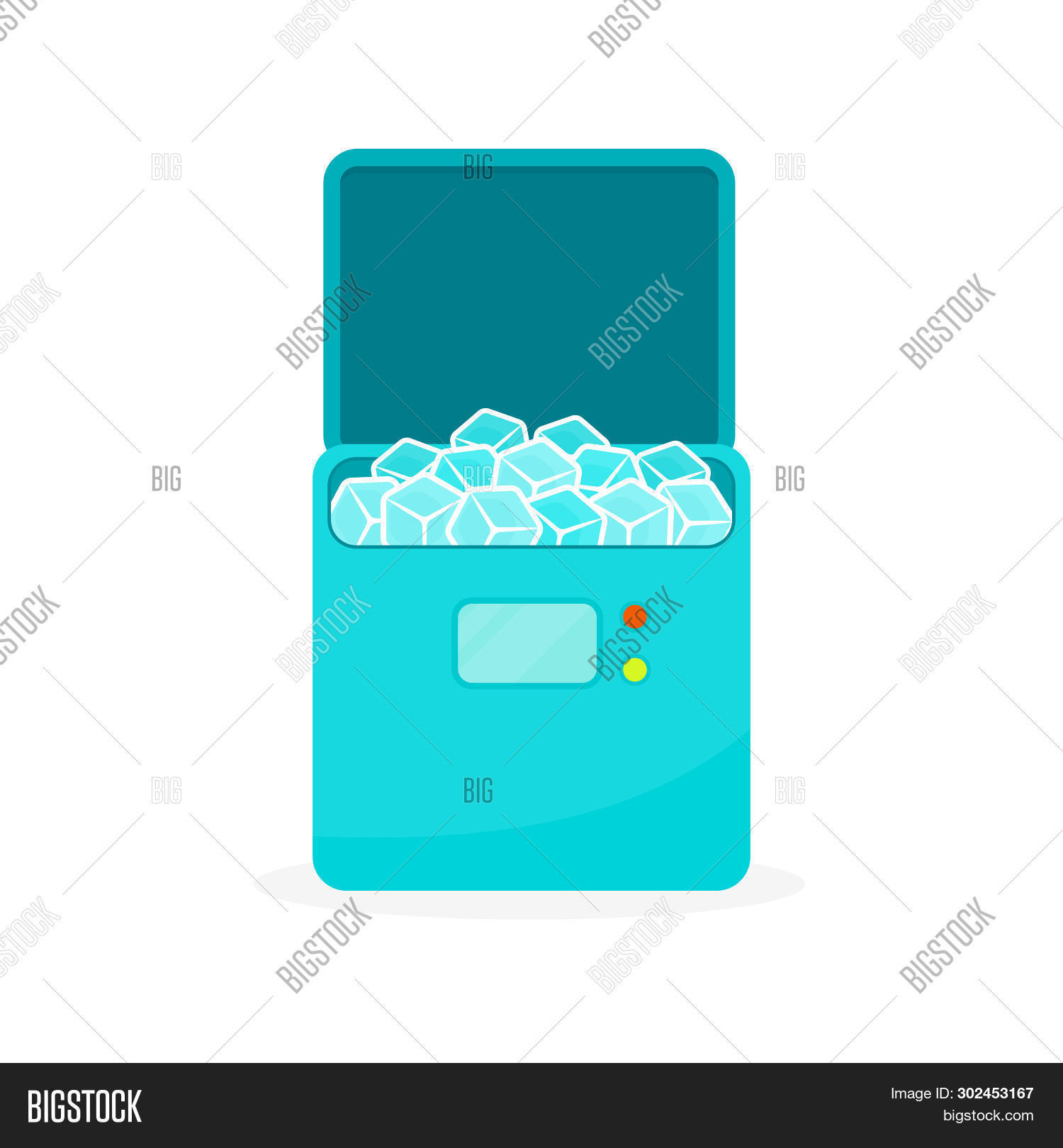 Ice Maker Machine Icon Image & Photo (Free Trial) | Bigstock