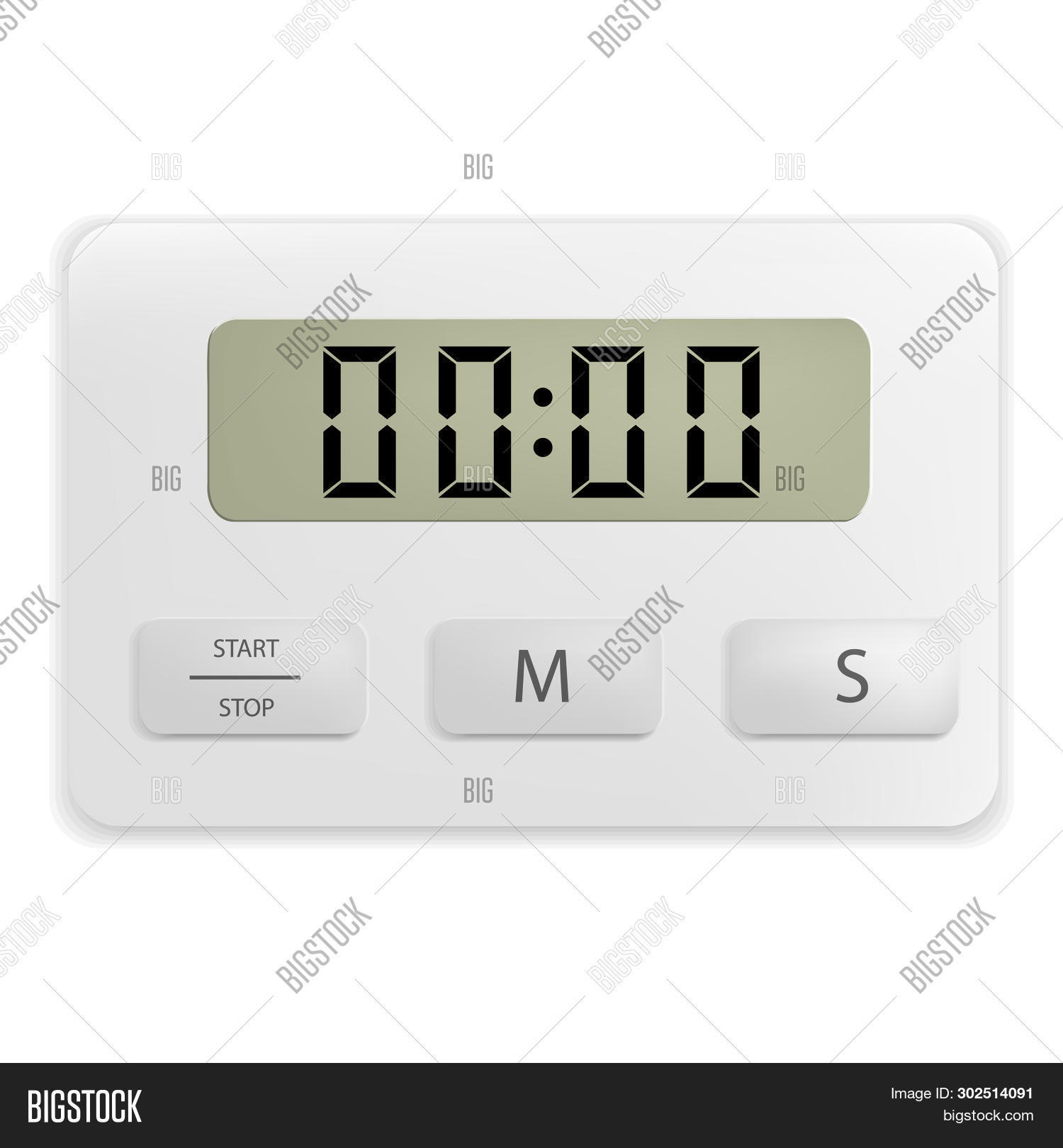 Oven Timer Mockup. Image & Photo (Free Trial) | Bigstock