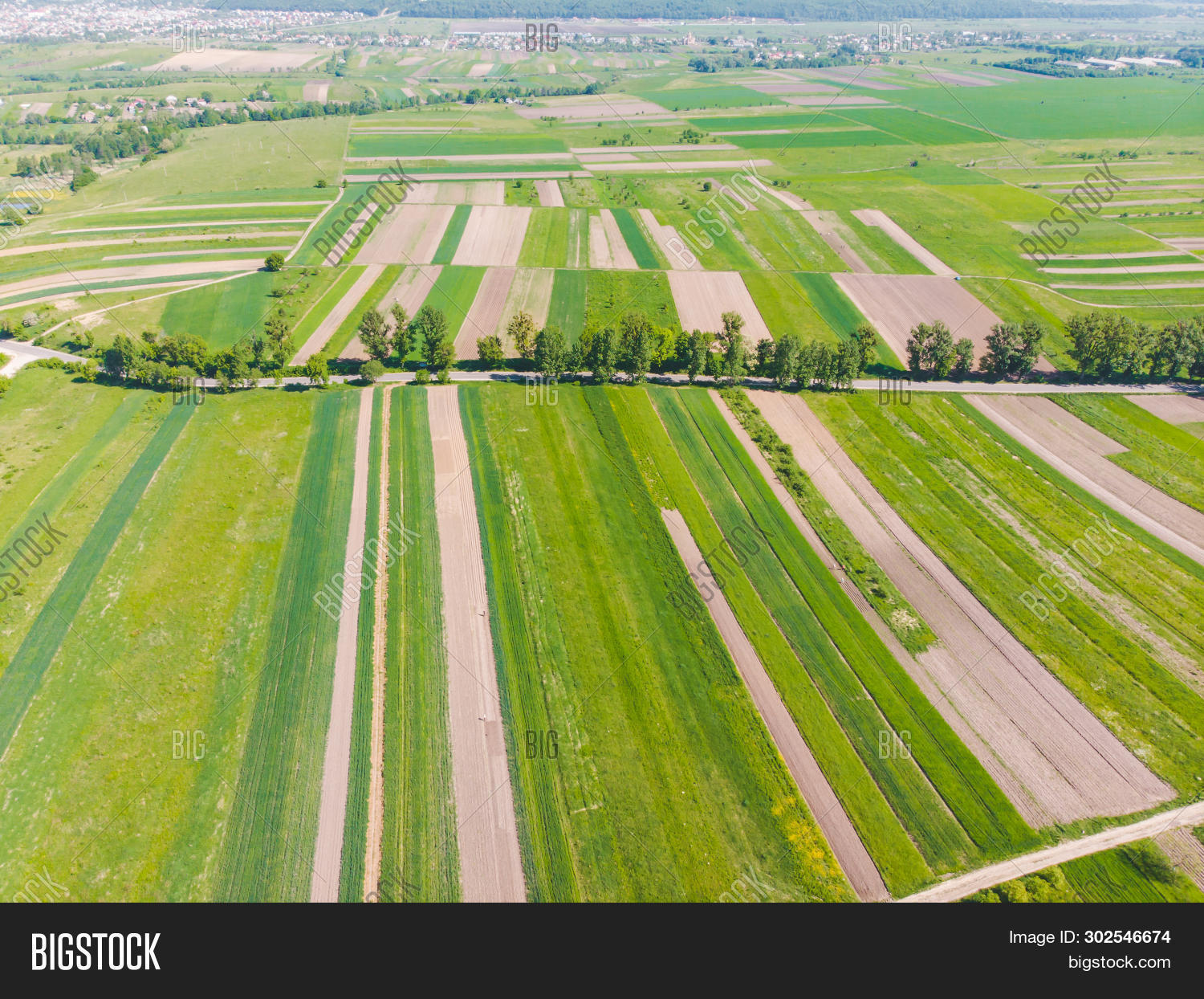 Aerial View Farming Image & Photo (Free Trial) | Bigstock
