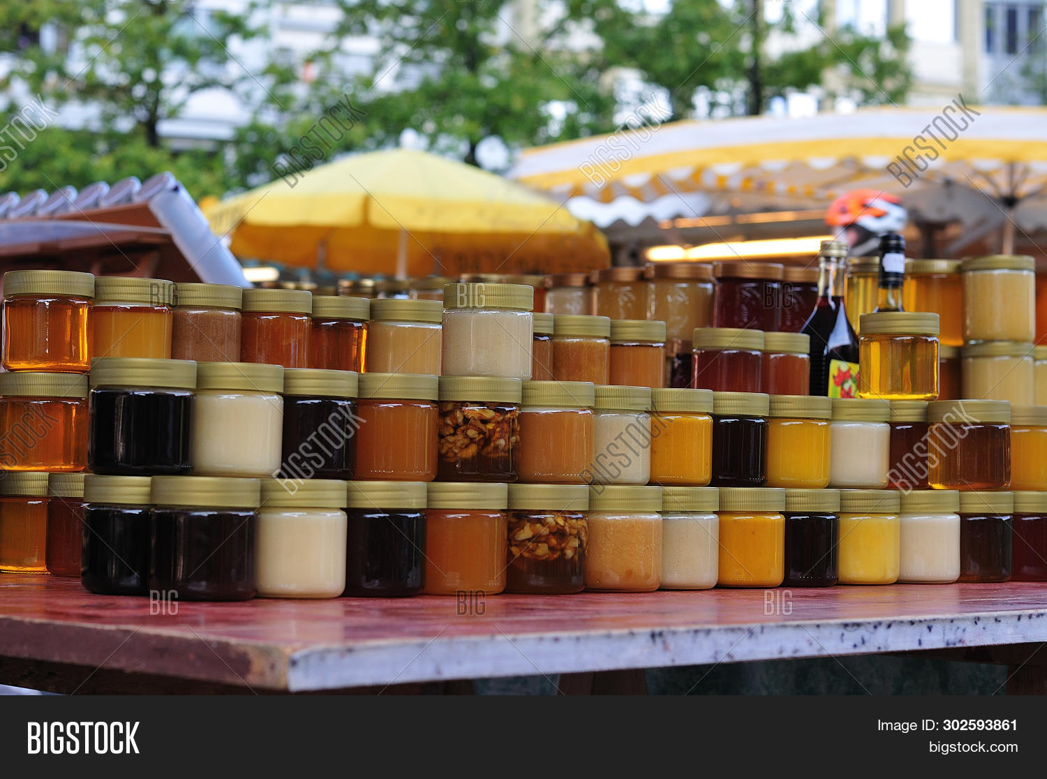 Glass Containers Honey Image & Photo (Free Trial) | Bigstock
