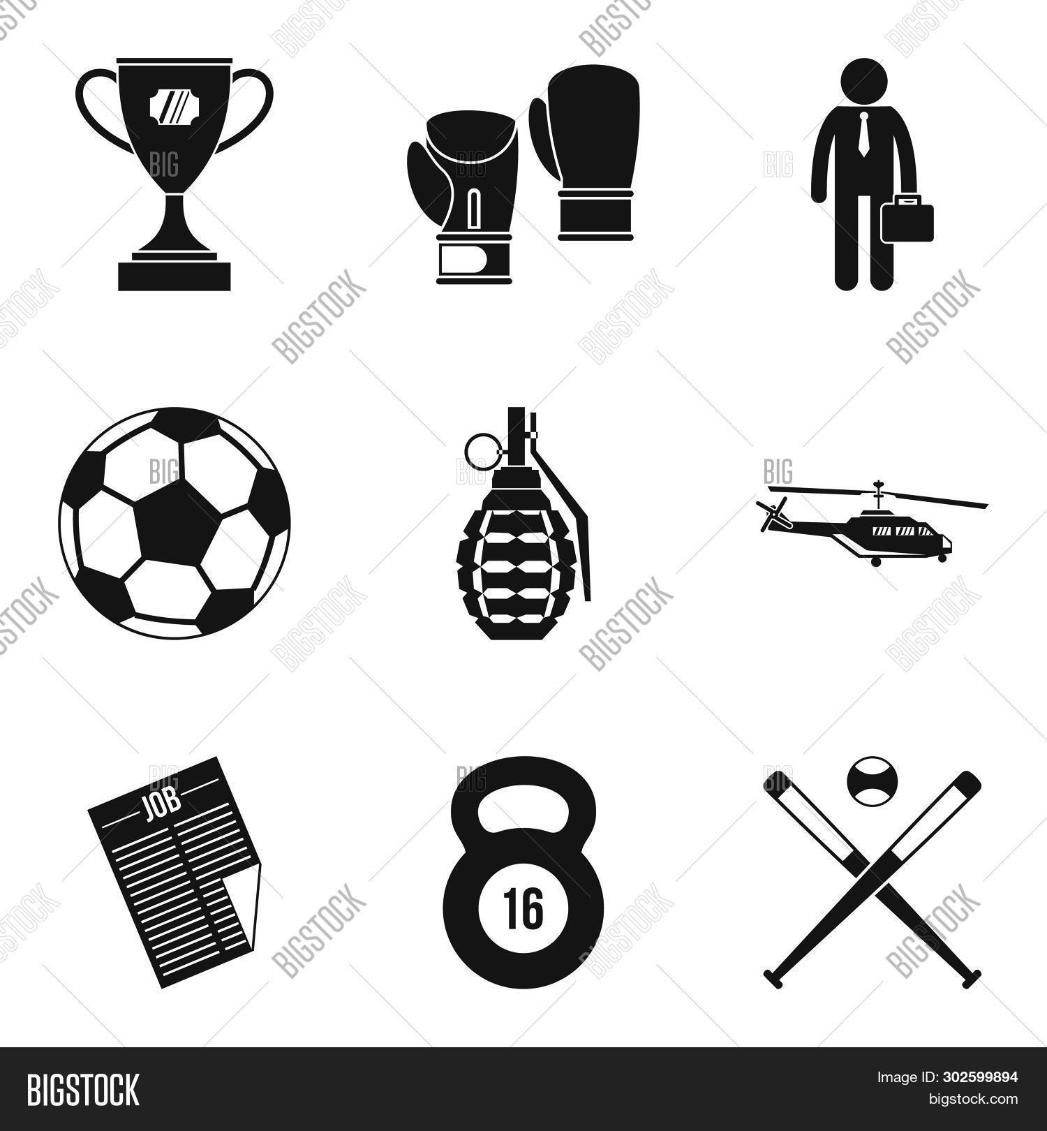 Defeat Icons Set. Image & Photo (Free Trial) | Bigstock