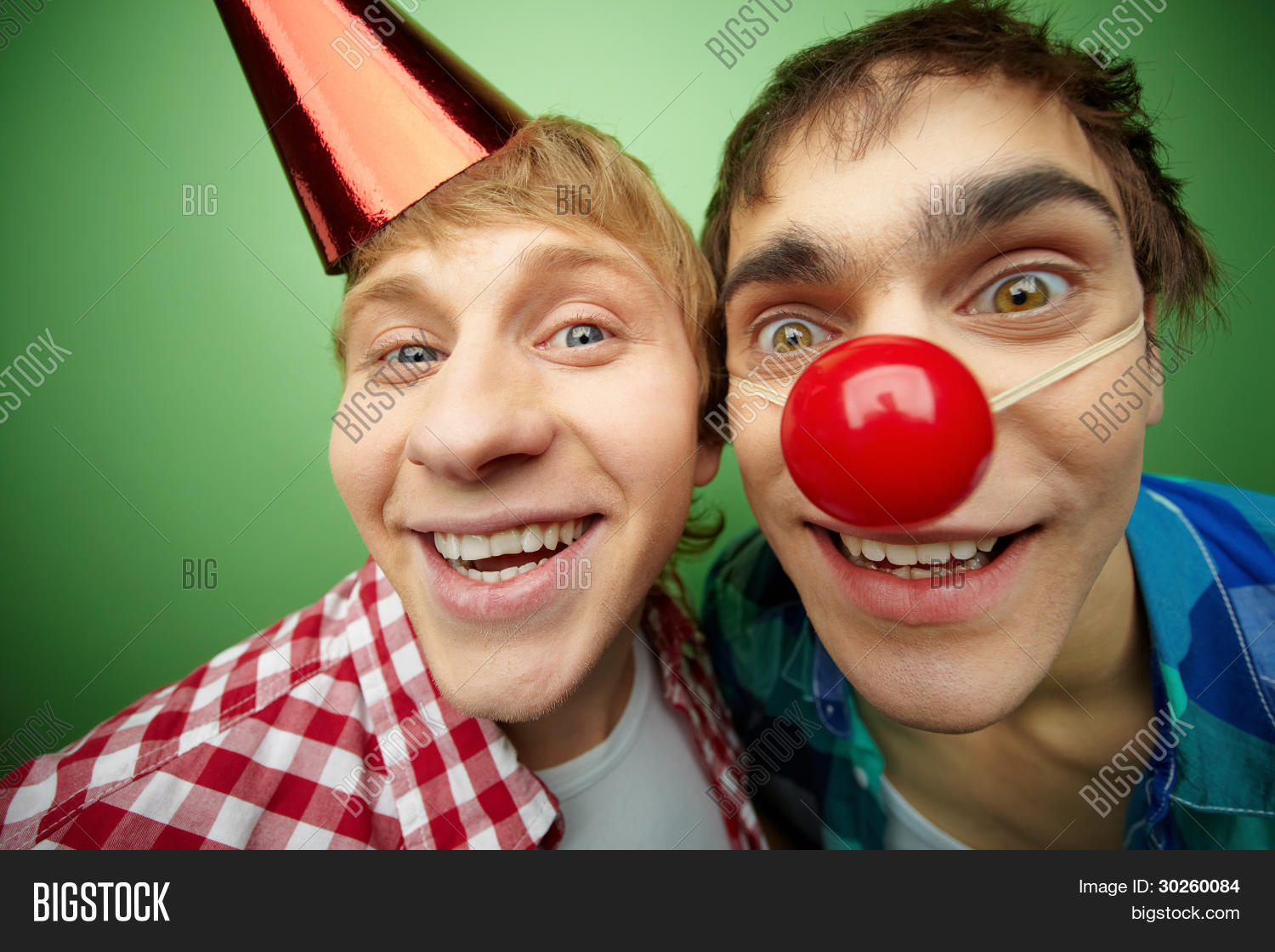 Two Crazy Guys Making Image & Photo (Free Trial) | Bigstock
