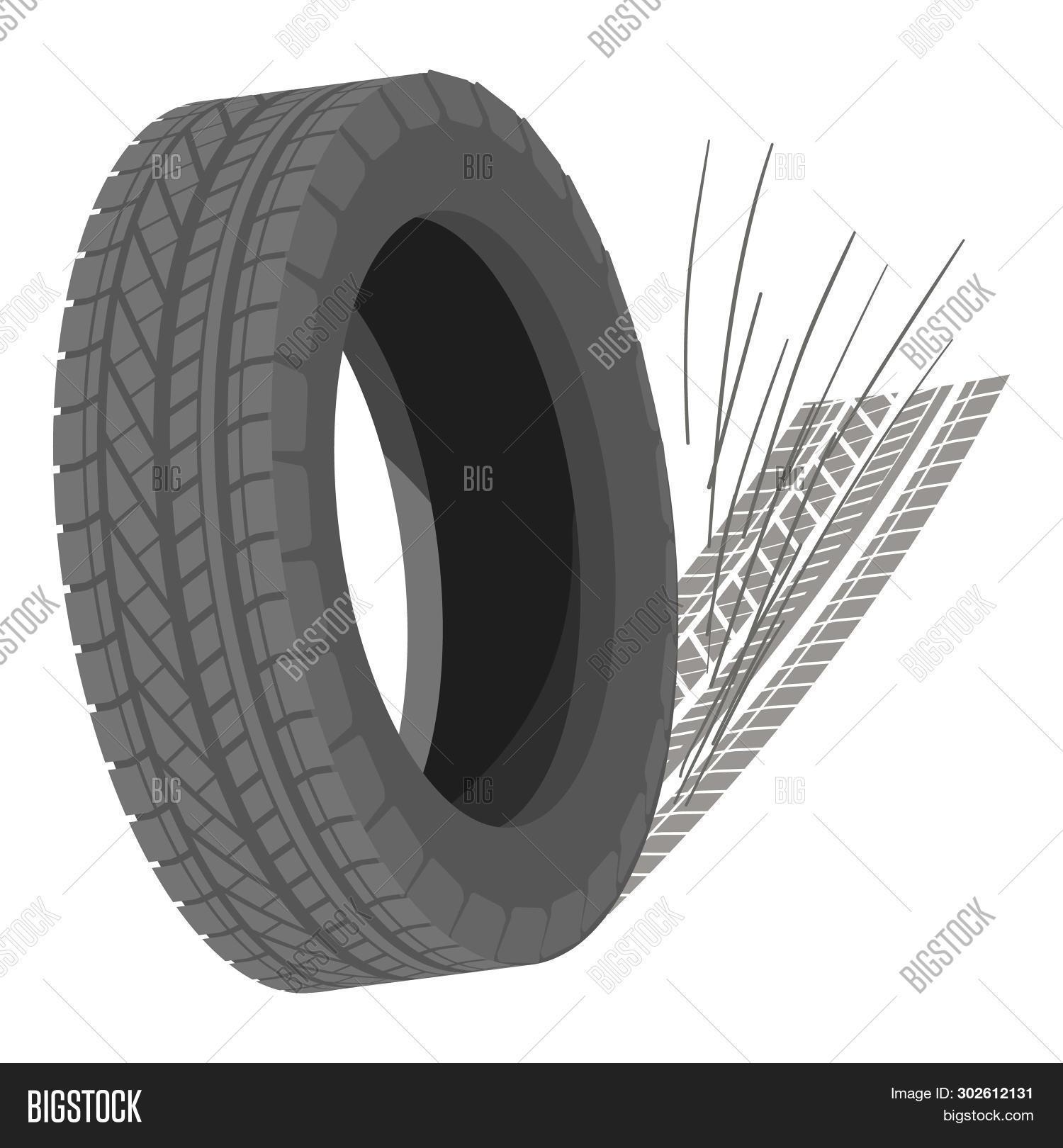 Spinning Tyre Icon. Image & Photo (Free Trial) | Bigstock