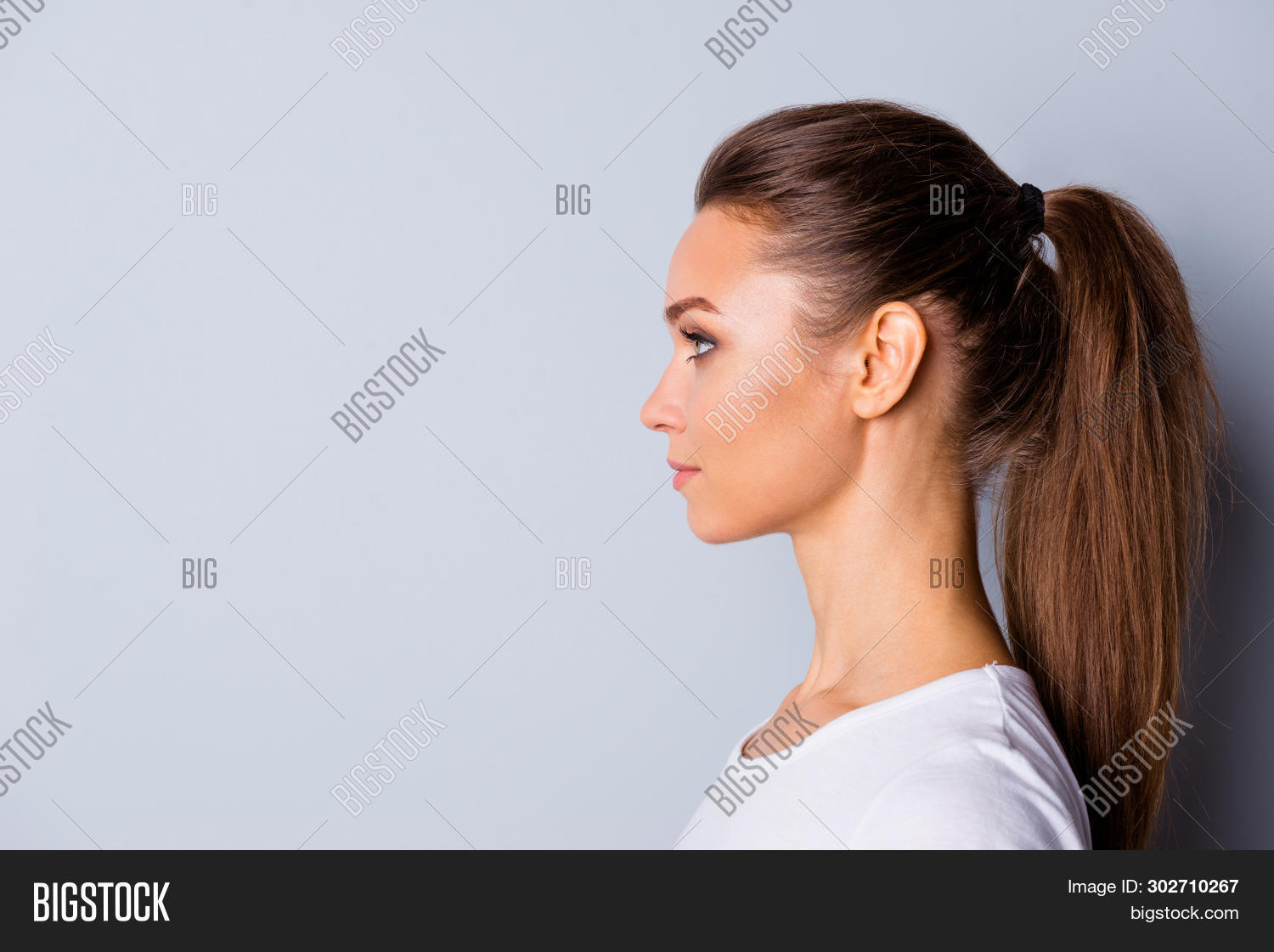 Close Side Profile Image & Photo (Free Trial) | Bigstock